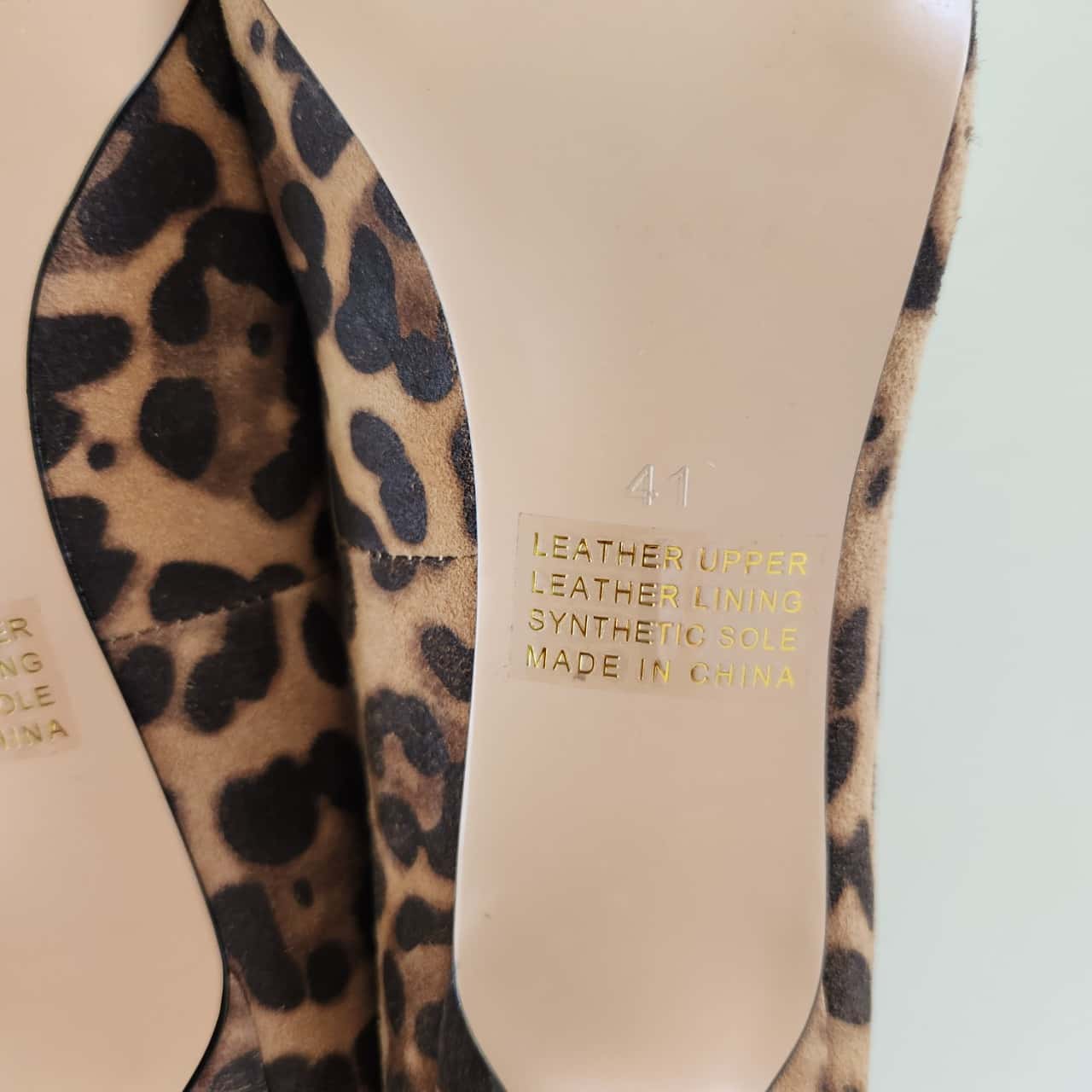 Django & Juliette Lonny Dj Tan Leopard High Heels Size 10/41(s)