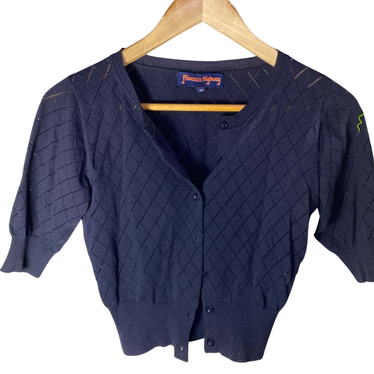 Princess Highway Womens Size 10 Cardigan Blue (s)