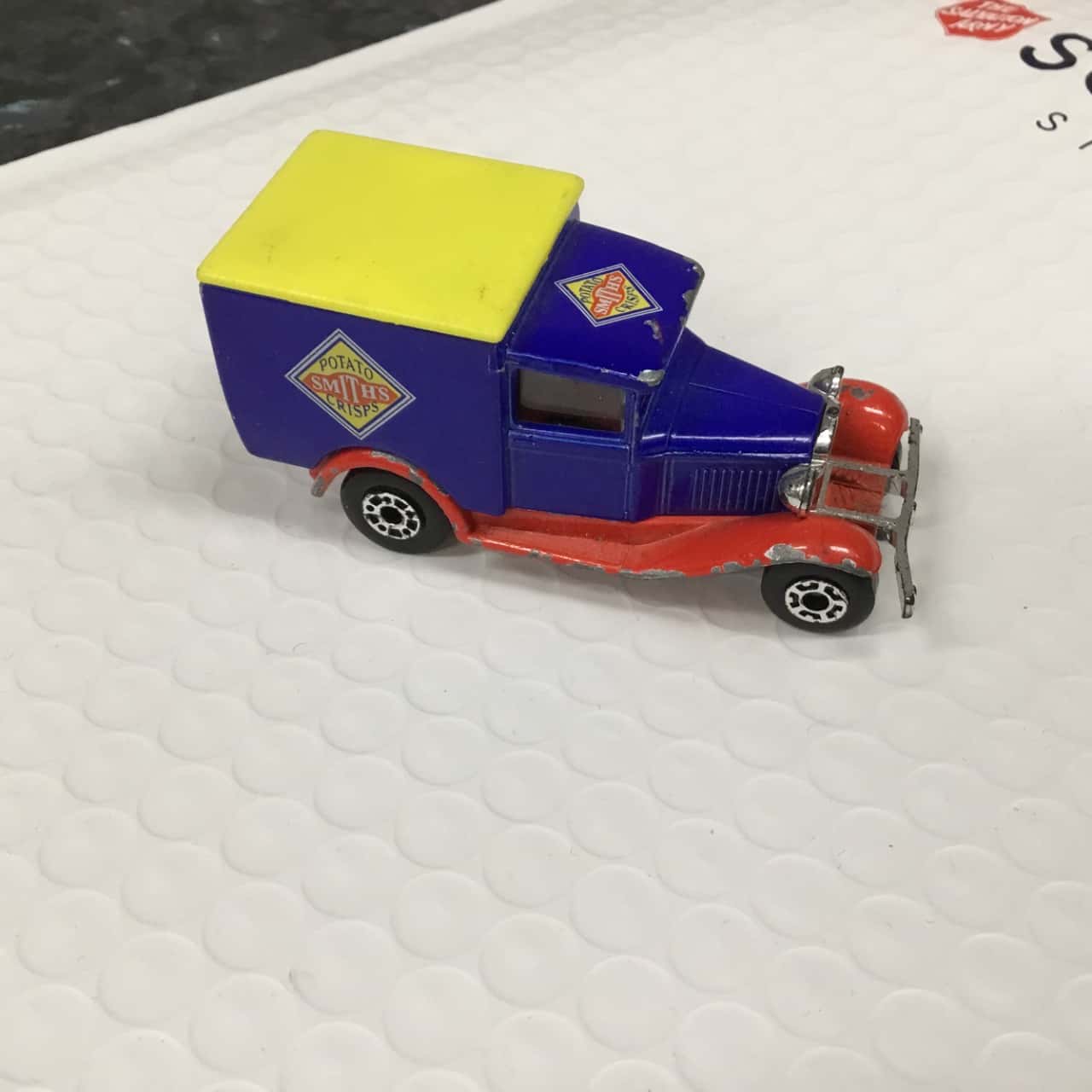 Vintage Matchbox Model A Ford Potato Smiths Crisps 1979