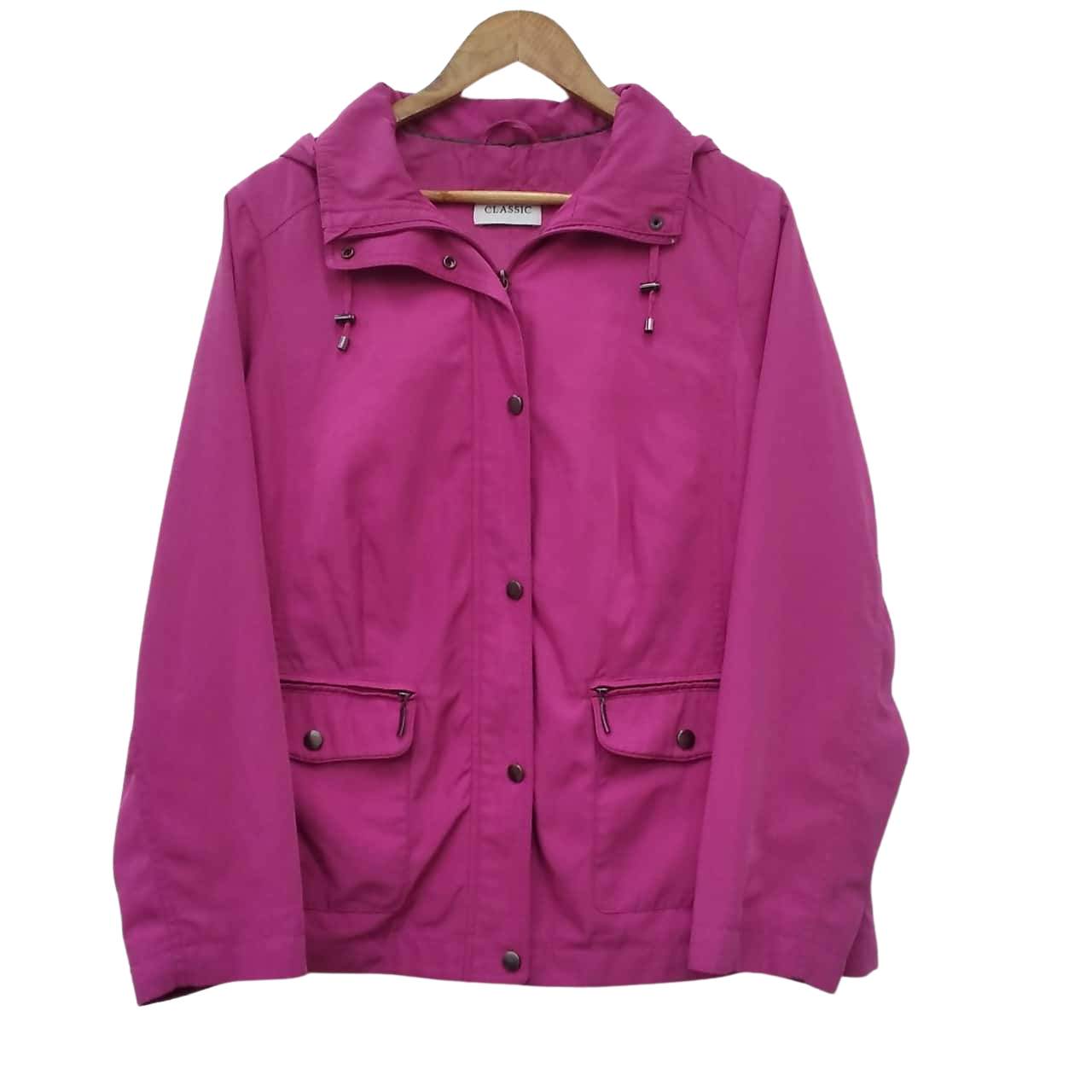 Marks & Spencer Classic Womens AU 18 Raspberry Coat (315)(s)