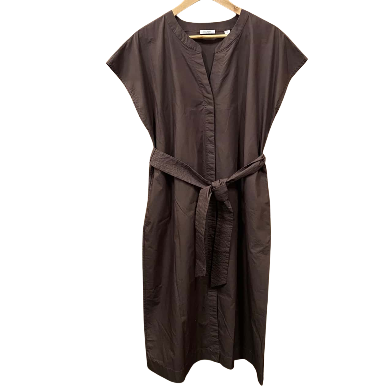 Trenery Chocolate Brown Cap Sleeve Dress Size 12(s)