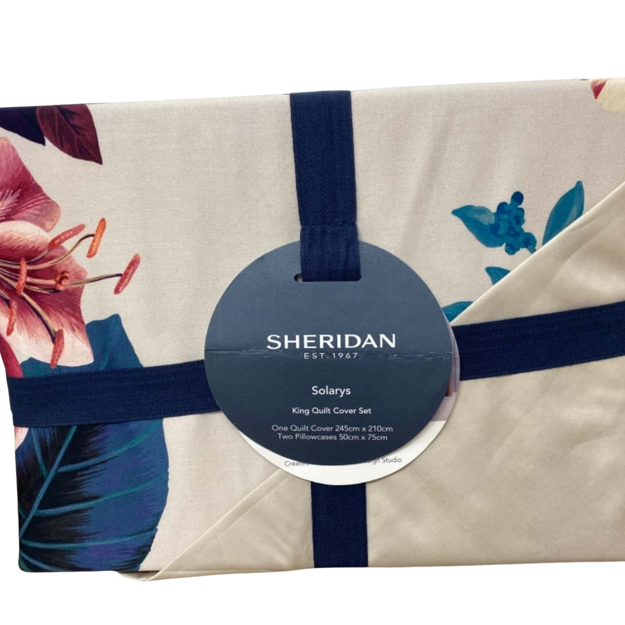 Sheridan Solarys King Quilt Cover Set One Quit / Cover 245cm x 210cm ...