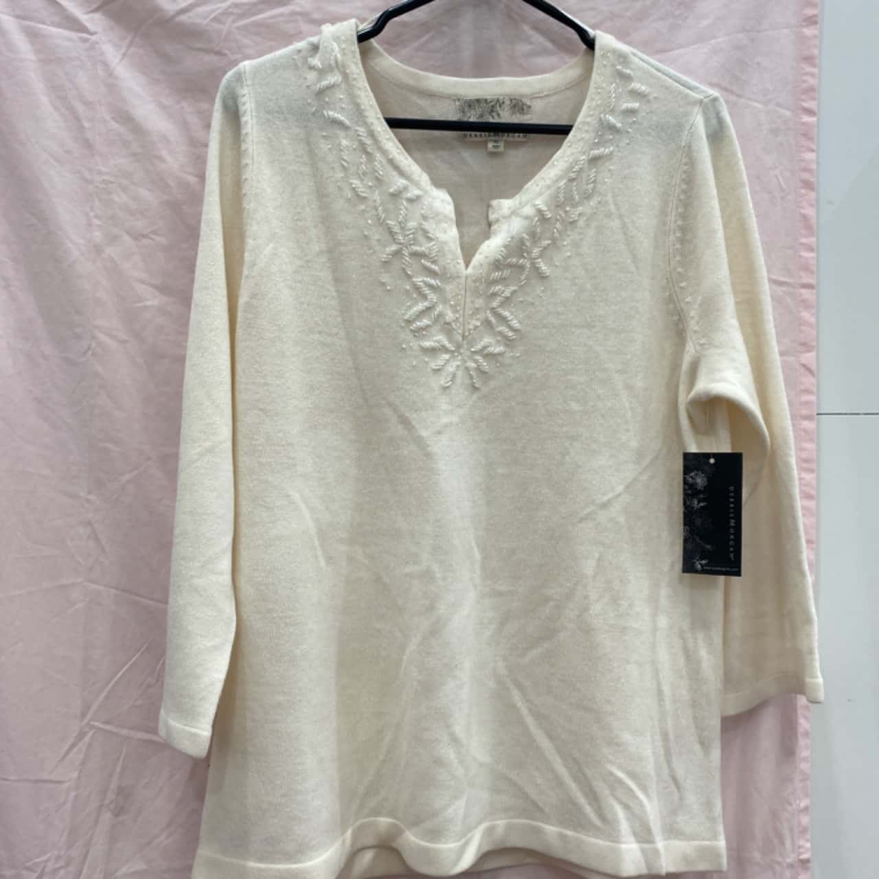 Debbie Morgan Womens Size XL 3/4 Sleeve Sweater (s)
