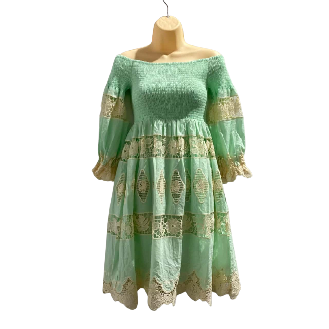 BNWT. Giacomo Cinque. Womens One Size. Peppermint Green dress.