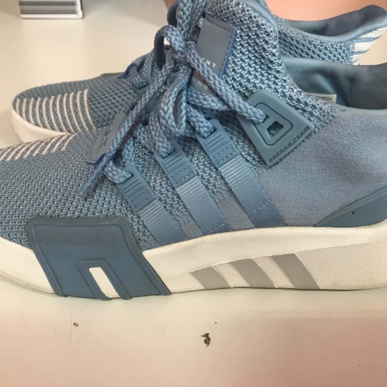 Adidas Mens sneaker Size US 9 Blue/White (s) - Used Very Good | Salvos ...