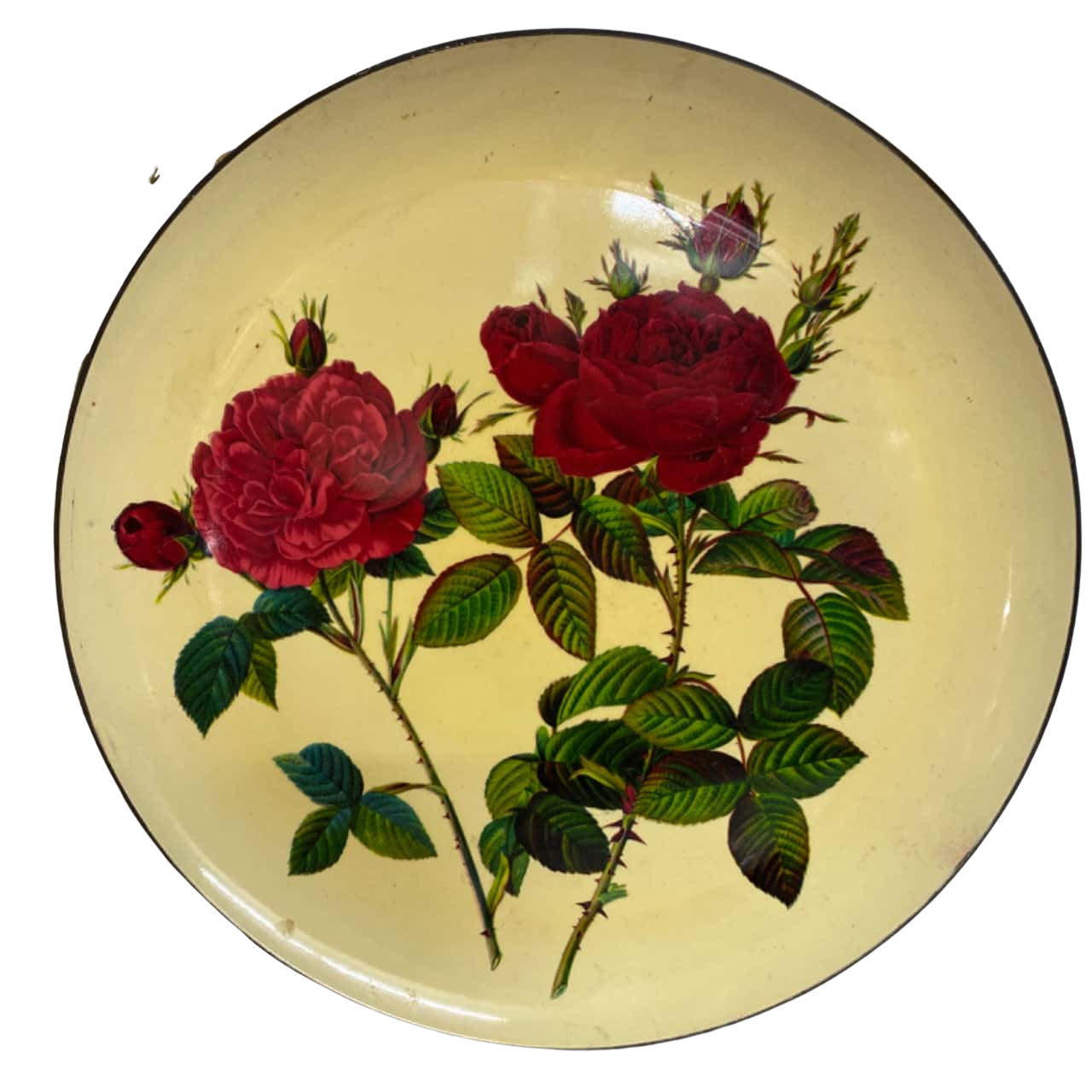 Serving plate - Red Rose Design