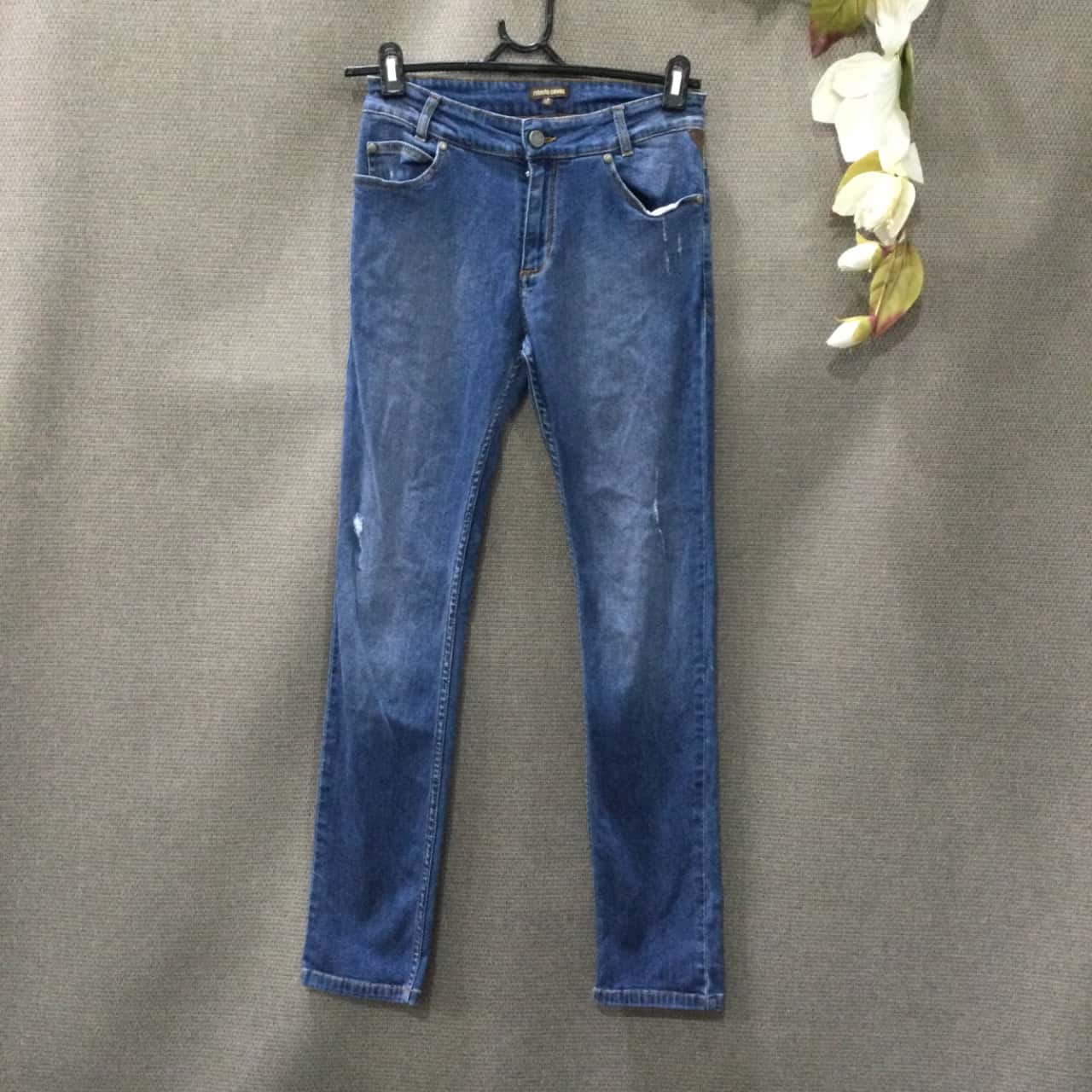 Roberto Cavalli Mens Jeans, Size S Blue (s)