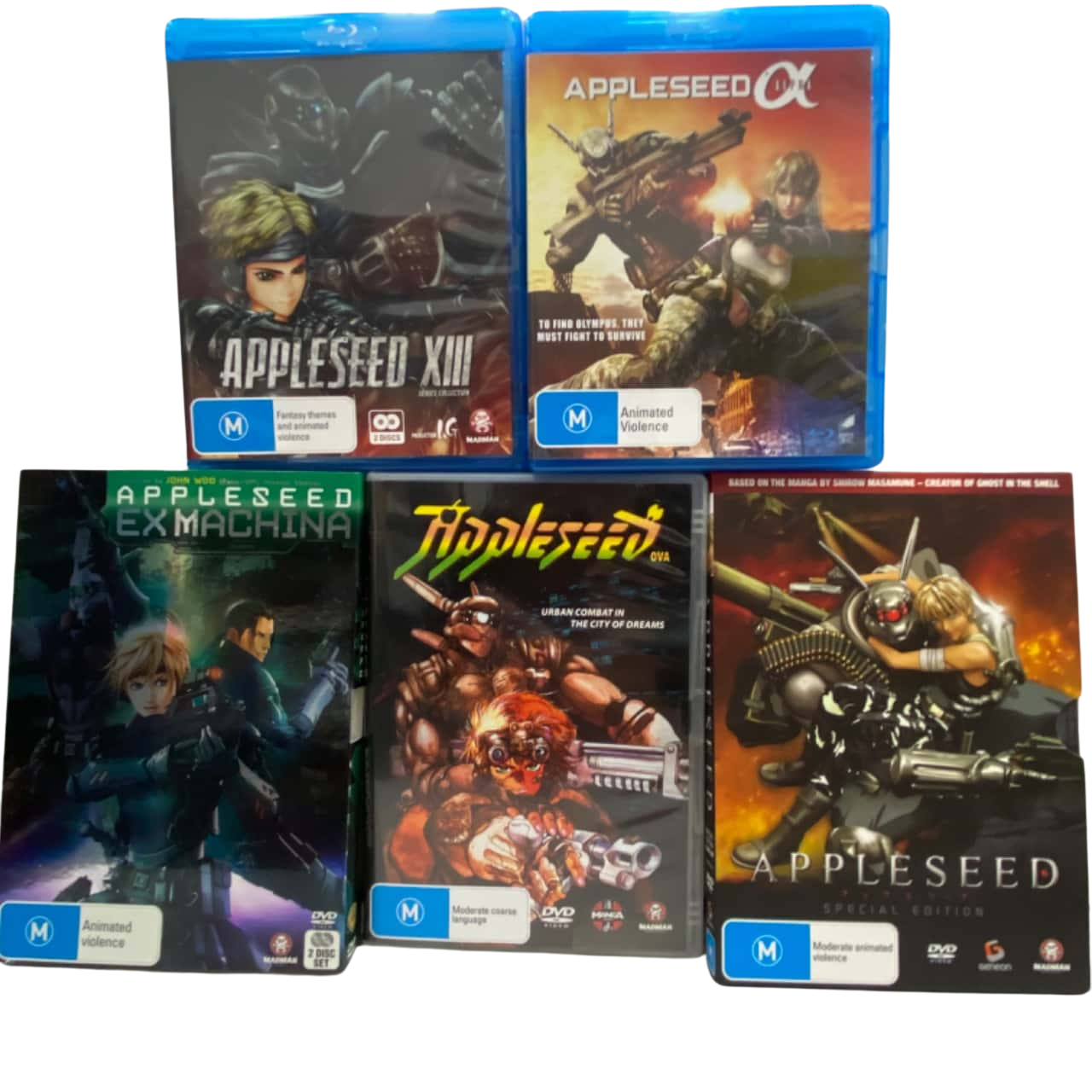 Anime Appleseed Bundle of 5 DVDs(s)