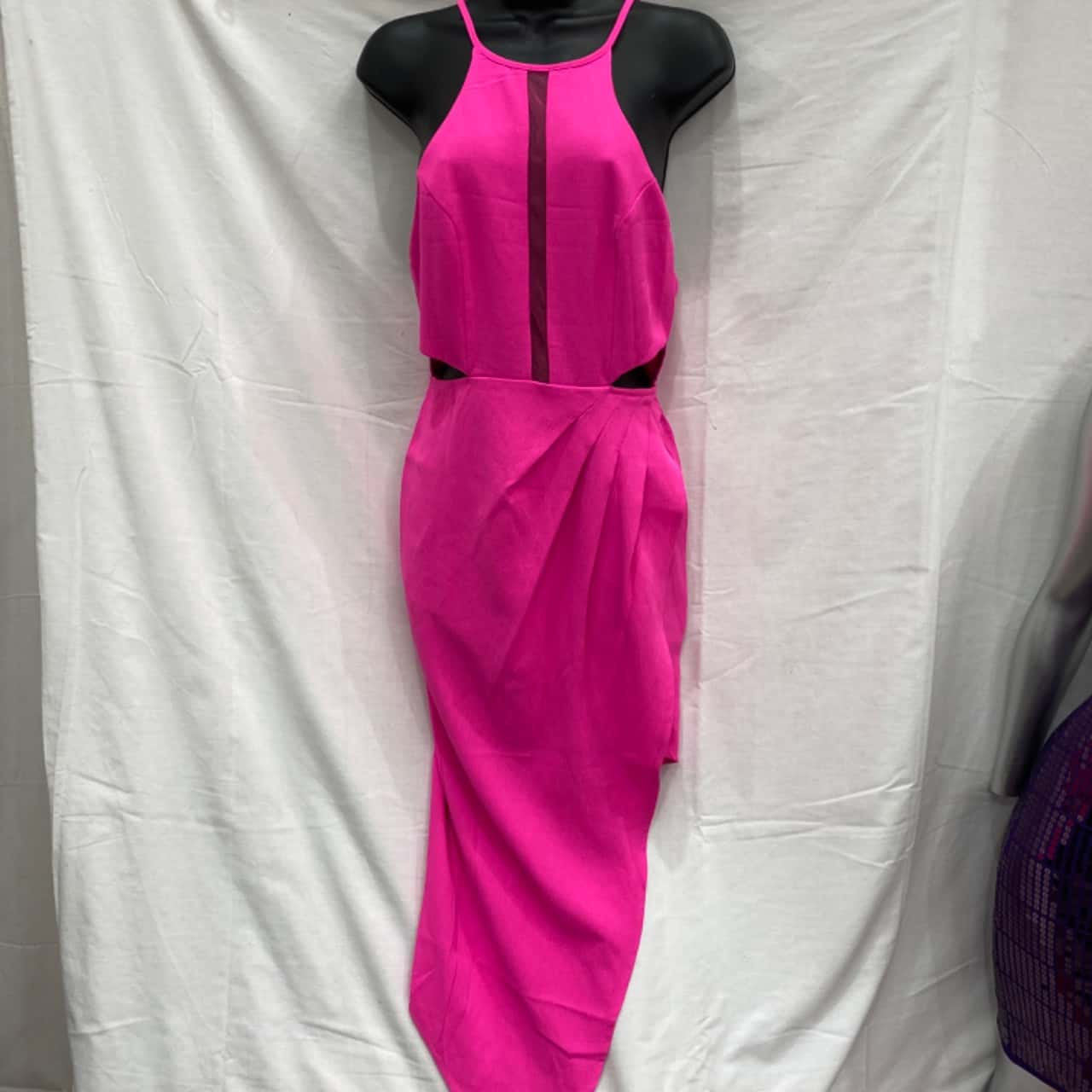 Angel Biba Womens Size 10 Hot Pink Dress