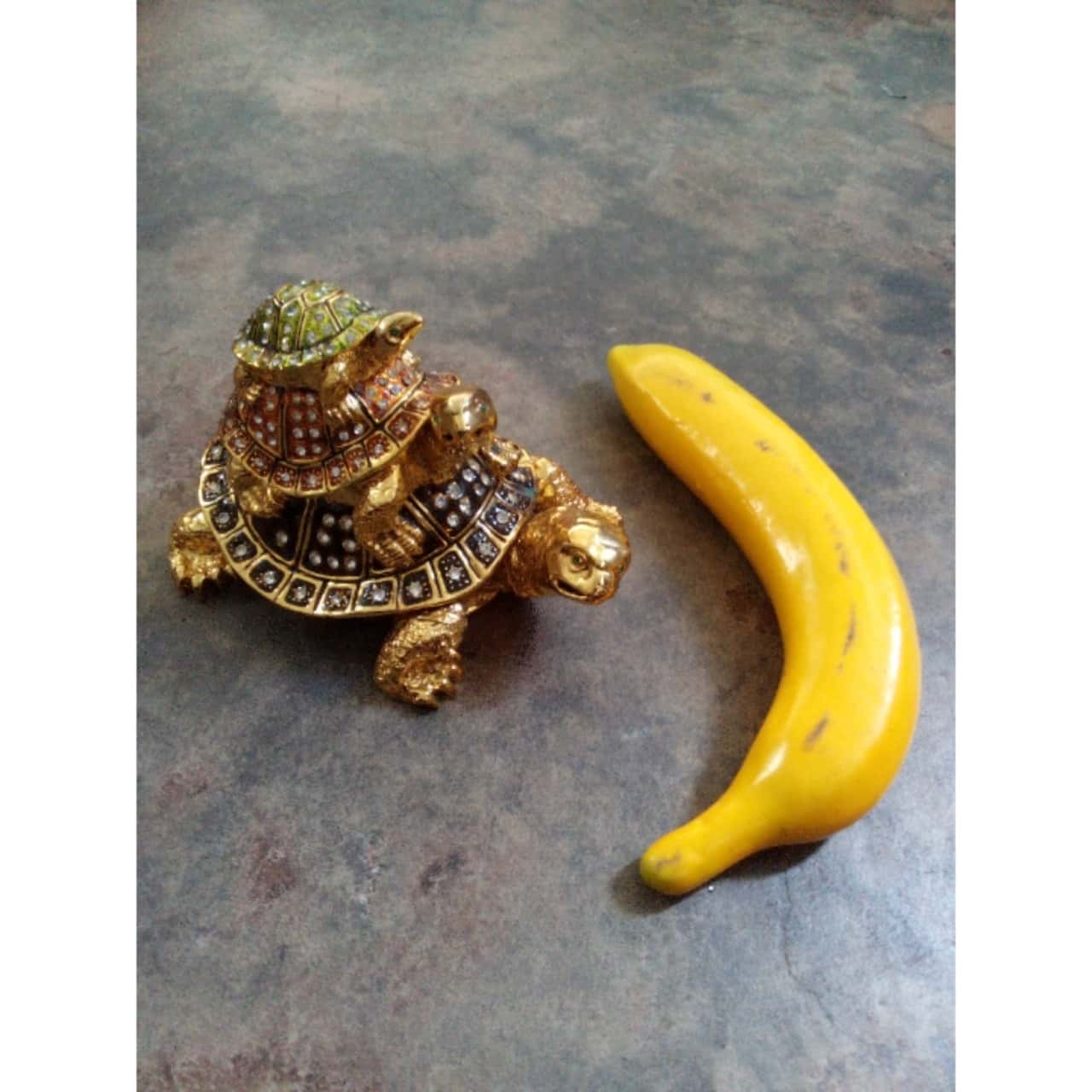 3 Stacked Jewellery/Trinket Turtles(s)