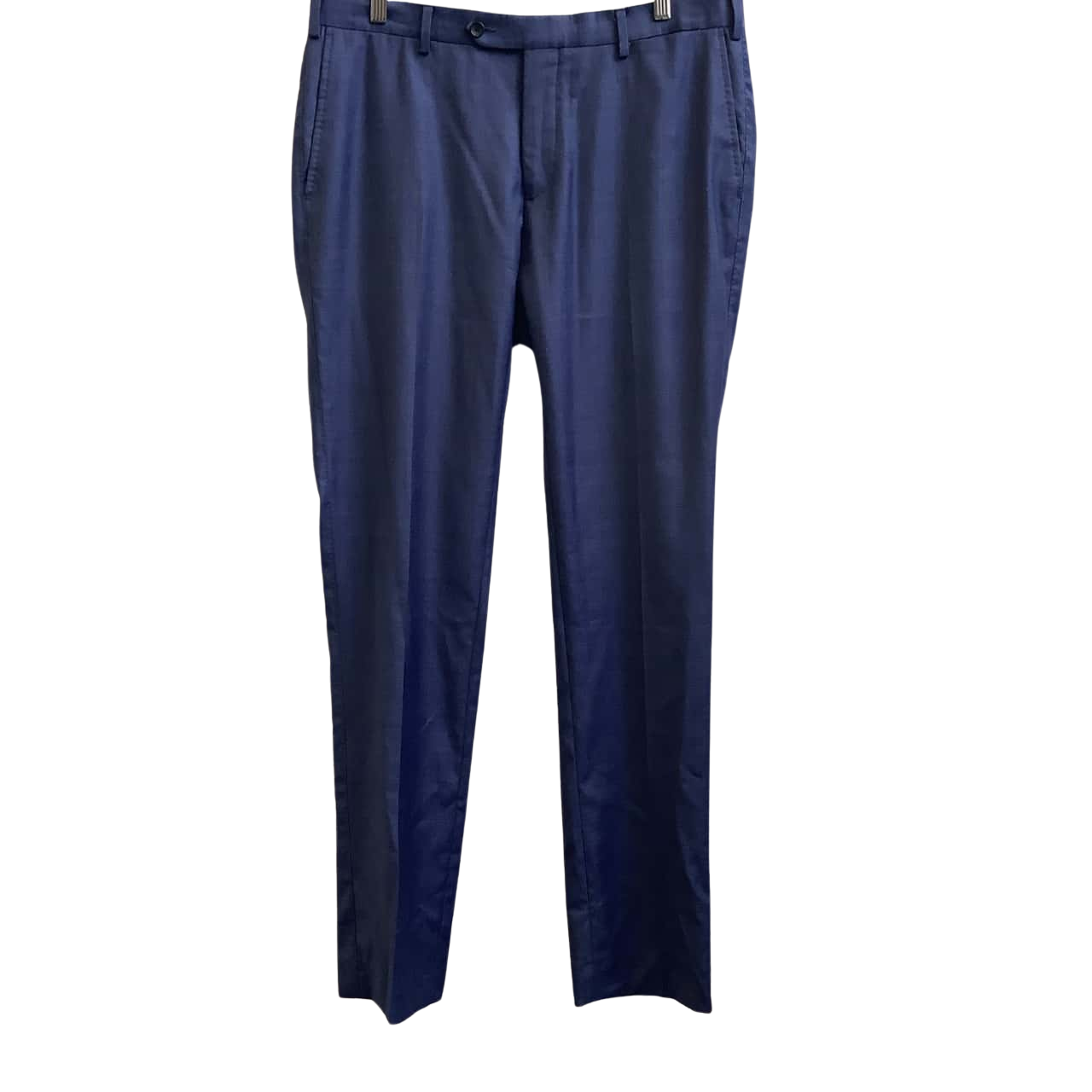 M.J. Bale Mens Size 36 Slim fit Wool Pants / Trousers Blue (s)