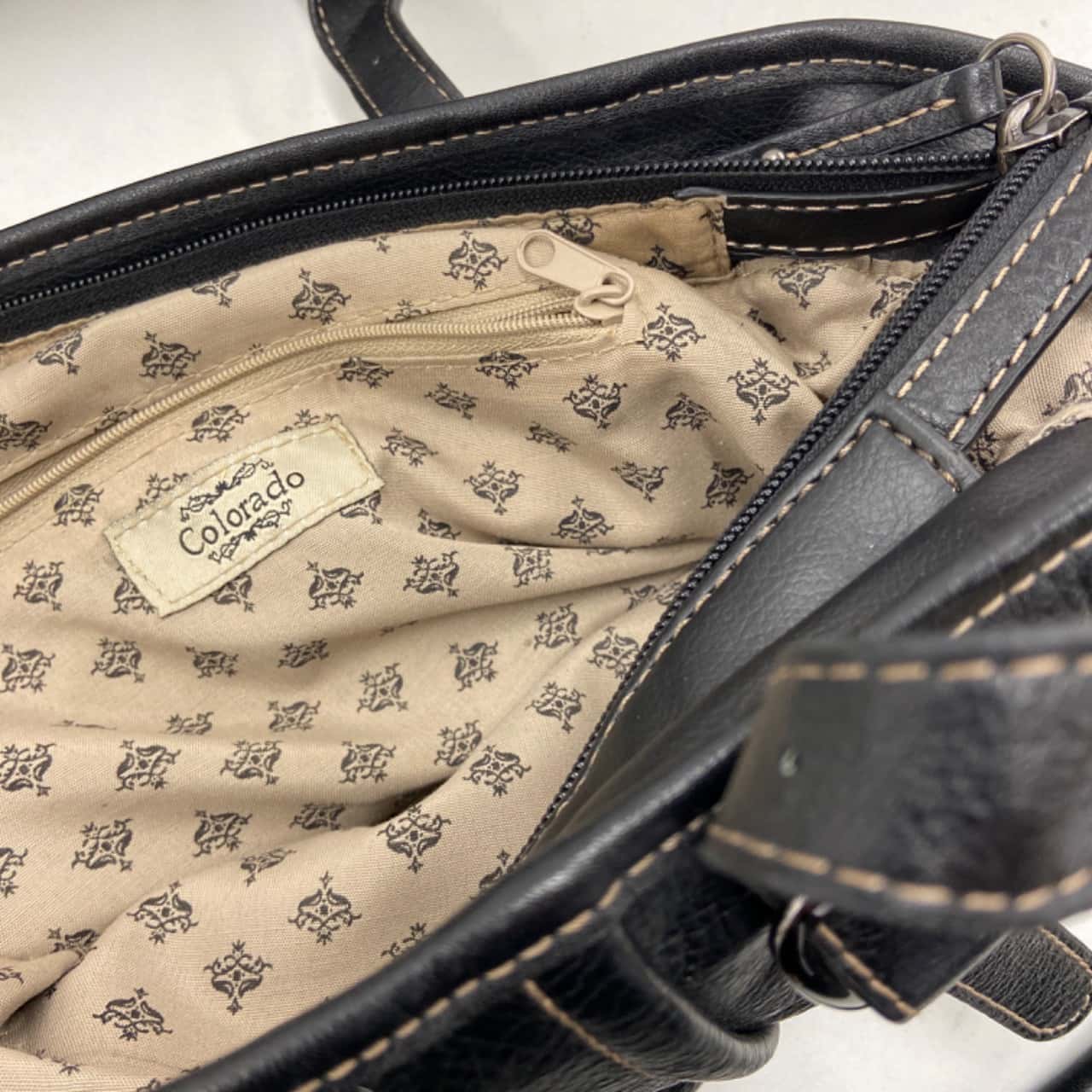 Colorado Womens Handbag Black leather (s)