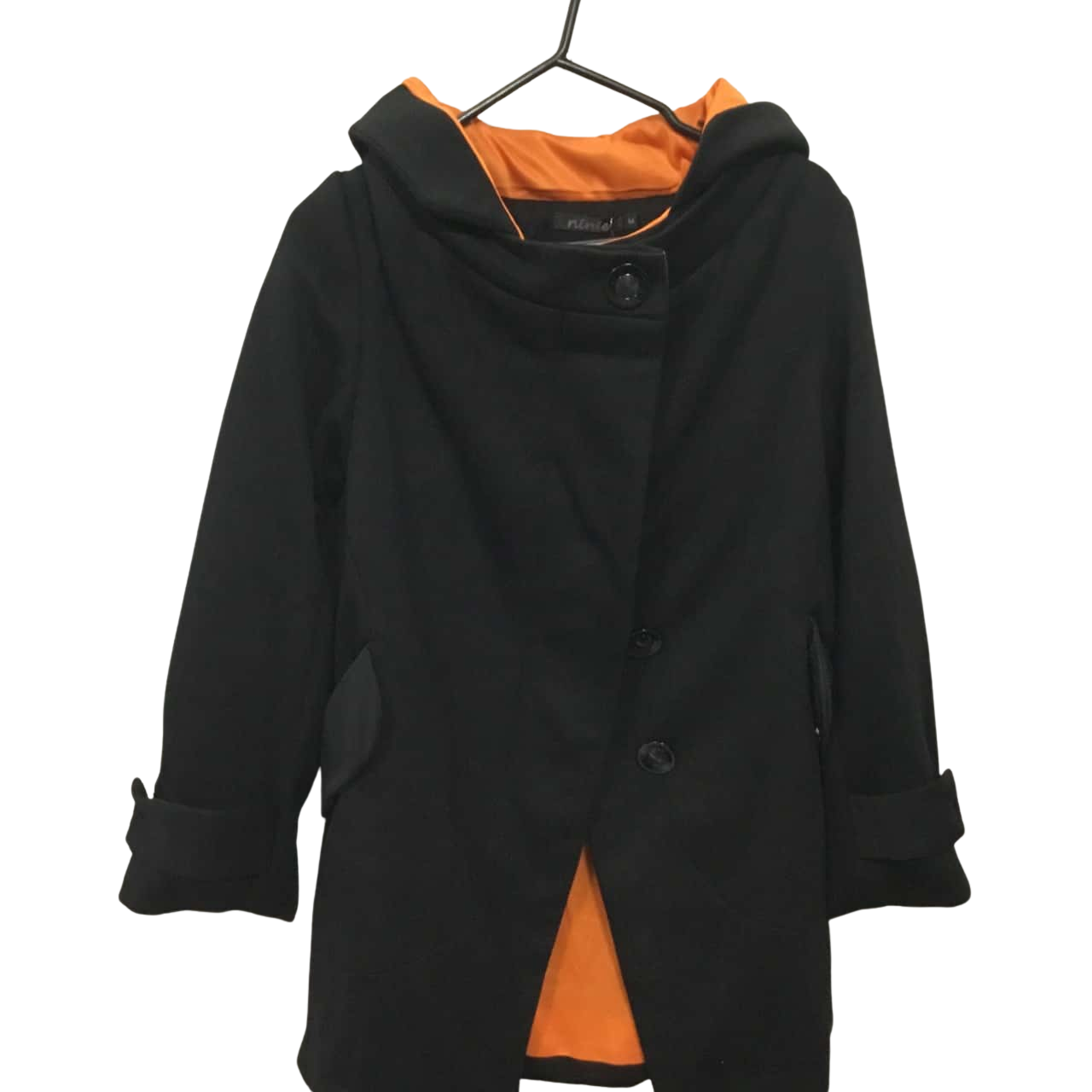 *Mother's Day SALE* Women’s Ninie Size M Black & Orange Winter Jacket ...
