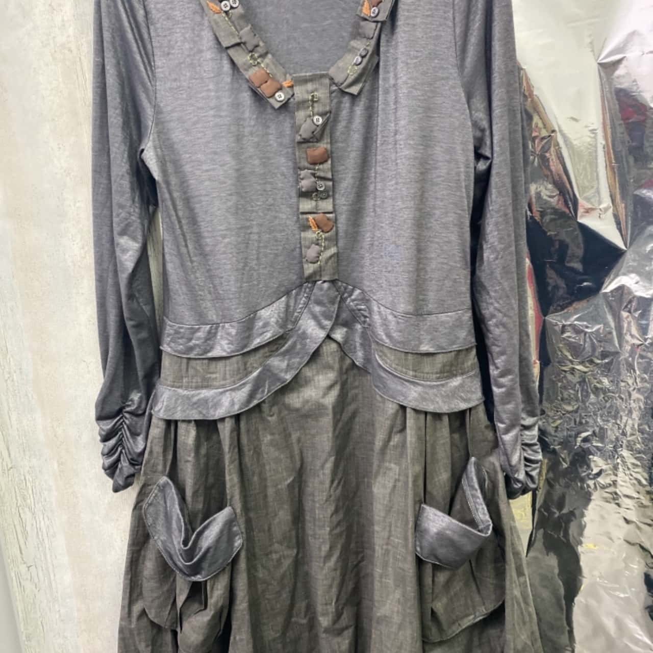 Other Womens Size S Grey Boo Radley dress