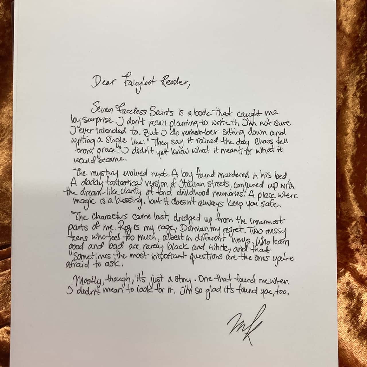 Seven Faceless Saints(s)