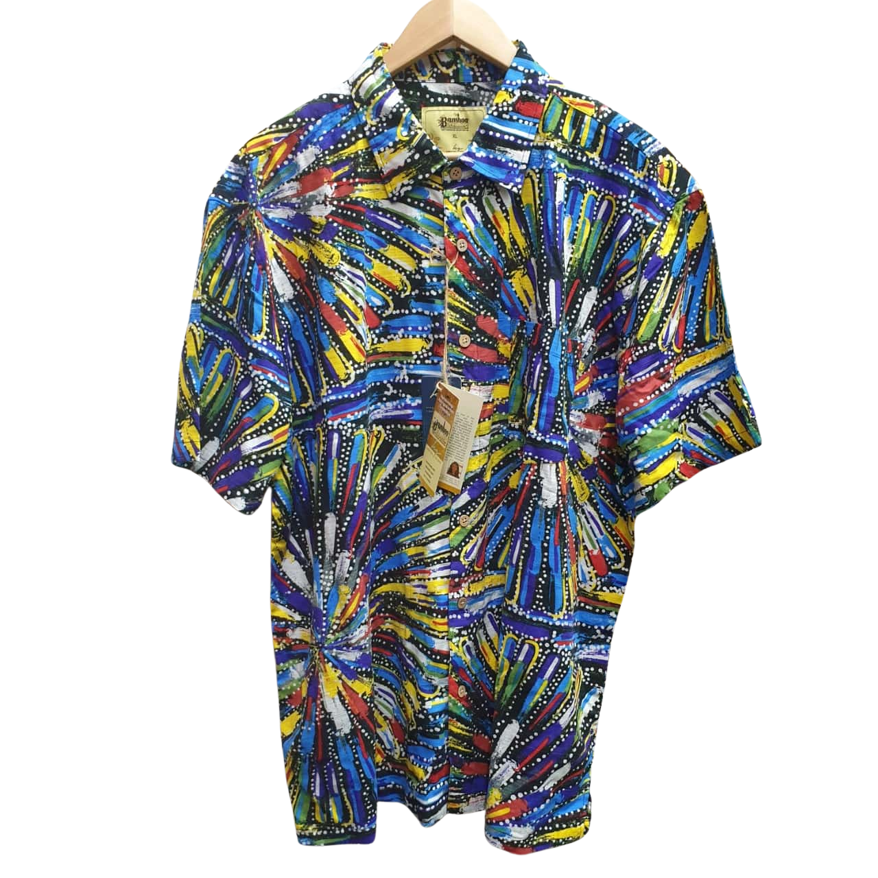 New With Tags BAMBOO DREAMING Short Sleeve Shirt Size XL(s)