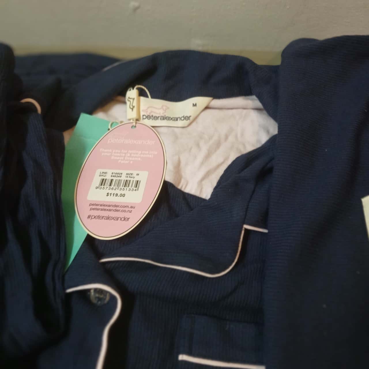 Peter Alexander Womens Size M Pyjamas Navy Blue (s)