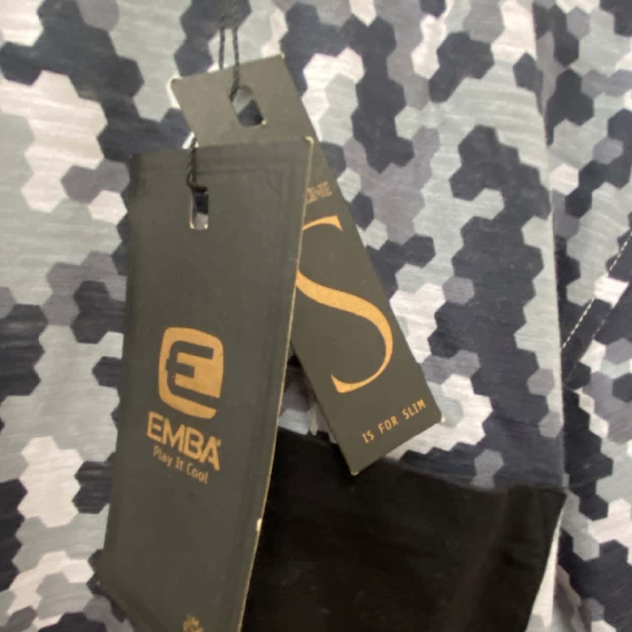 Mens Emba T-shirt Size M Black / Camouflage / Grey / White (s)