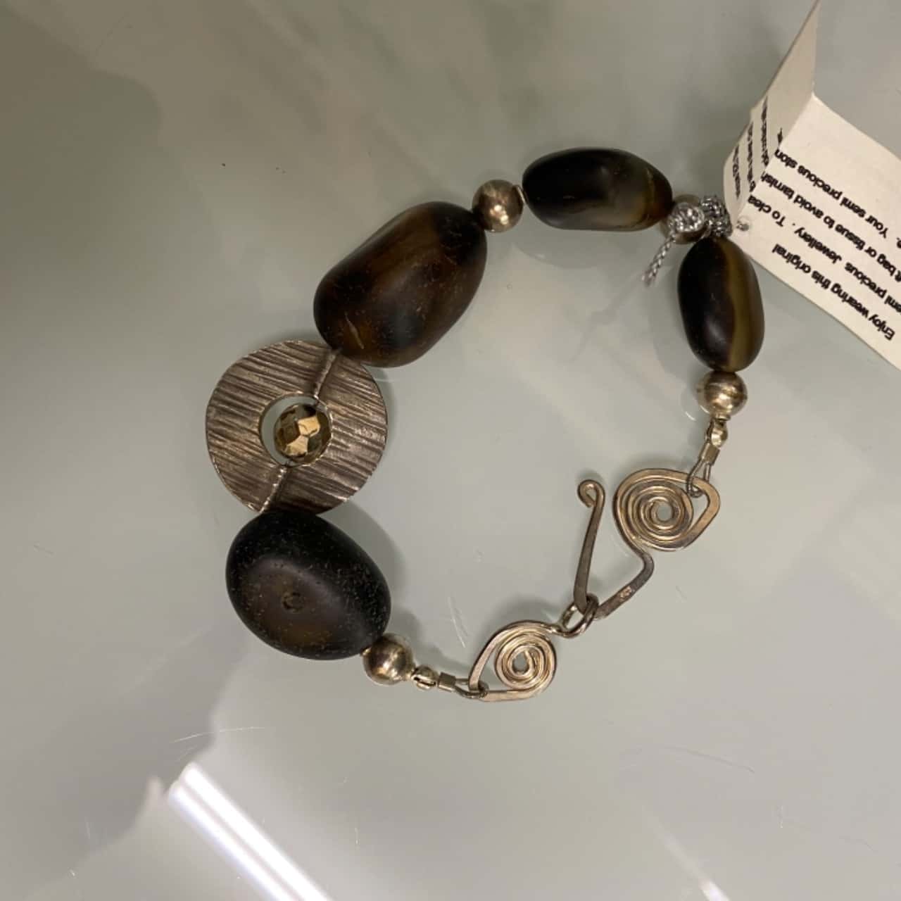 Womens Beatrix Mol Bracelet 925 stamped with stones (s)