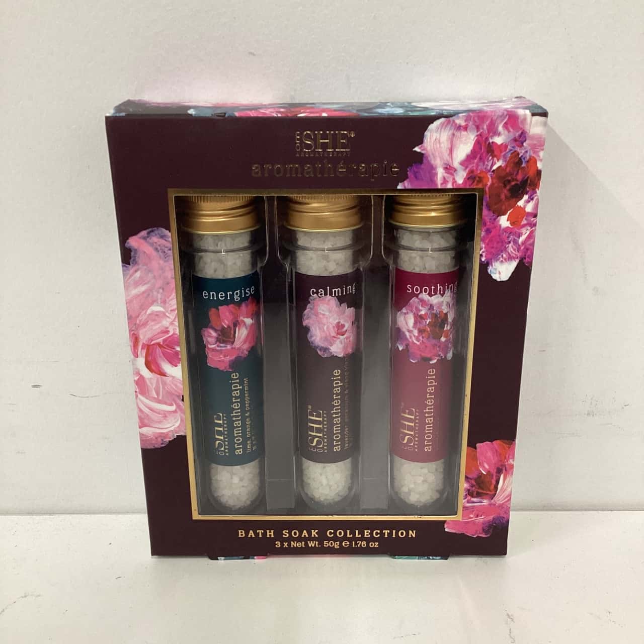 New - OM She Aromatherapy Bath Soak Collection(s)
