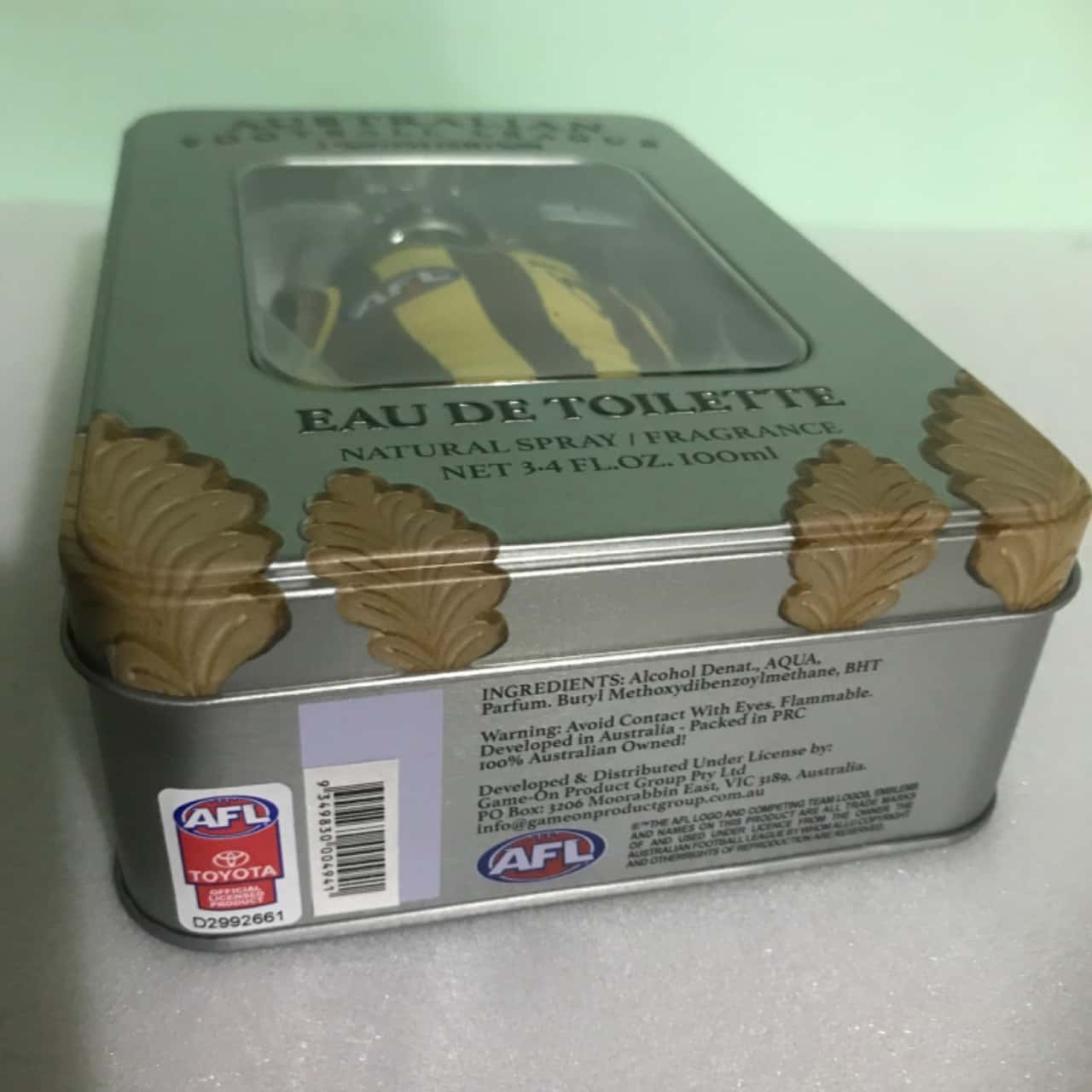 AFL Hawks Limited Edition Eau De Toilette For Men 100ml Natural Spray ...