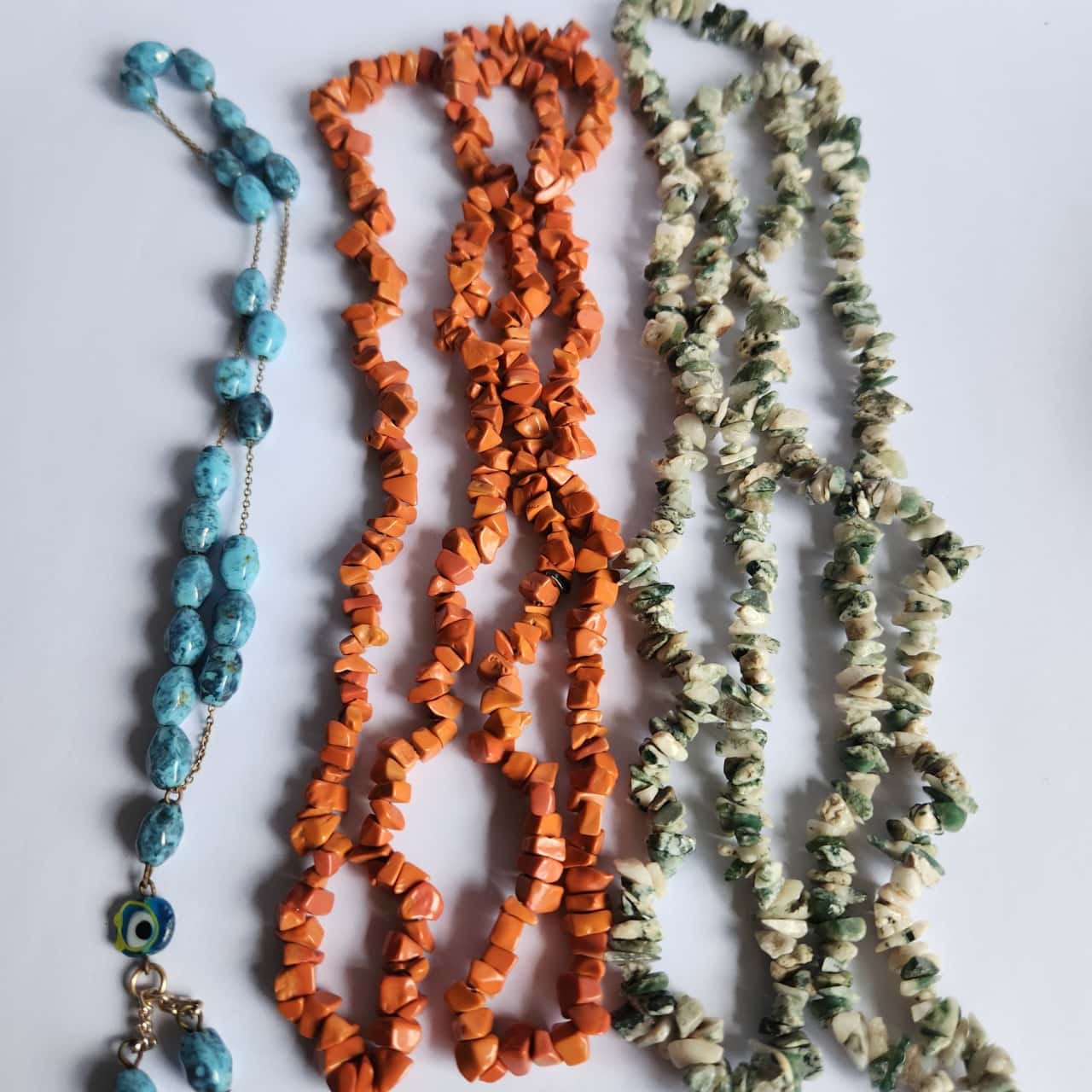 Two necklaces one unknown - jewelry making supplies(s)