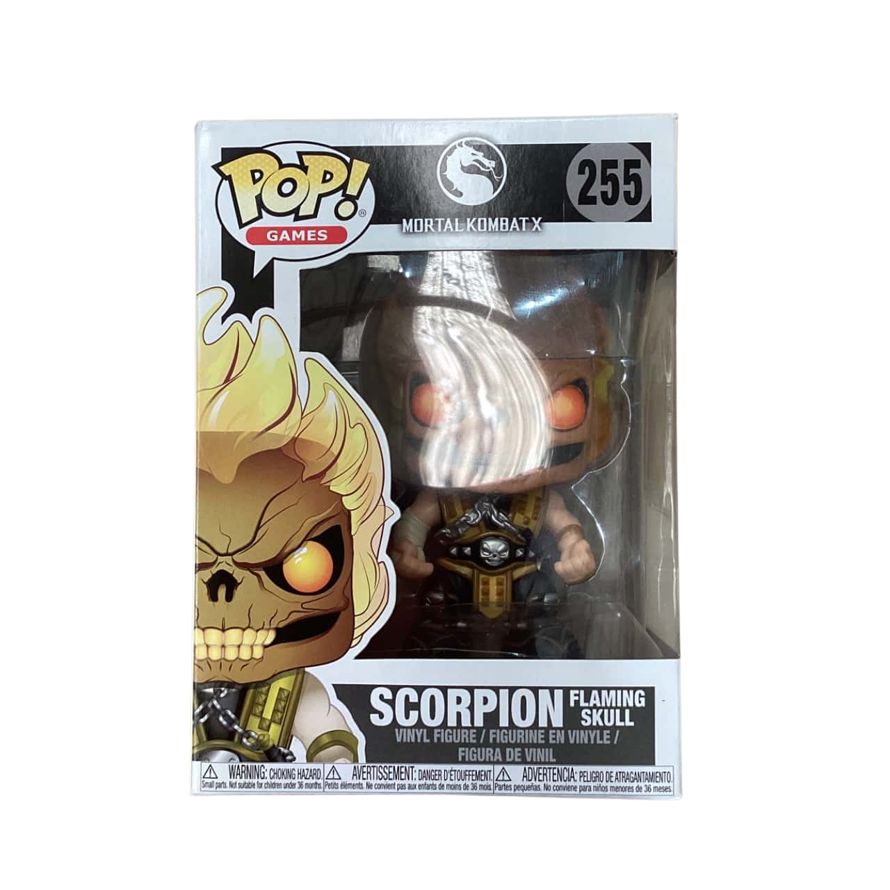 Funko Pop! #255 Mortal Kombat X - Scorpion Flaming Skull