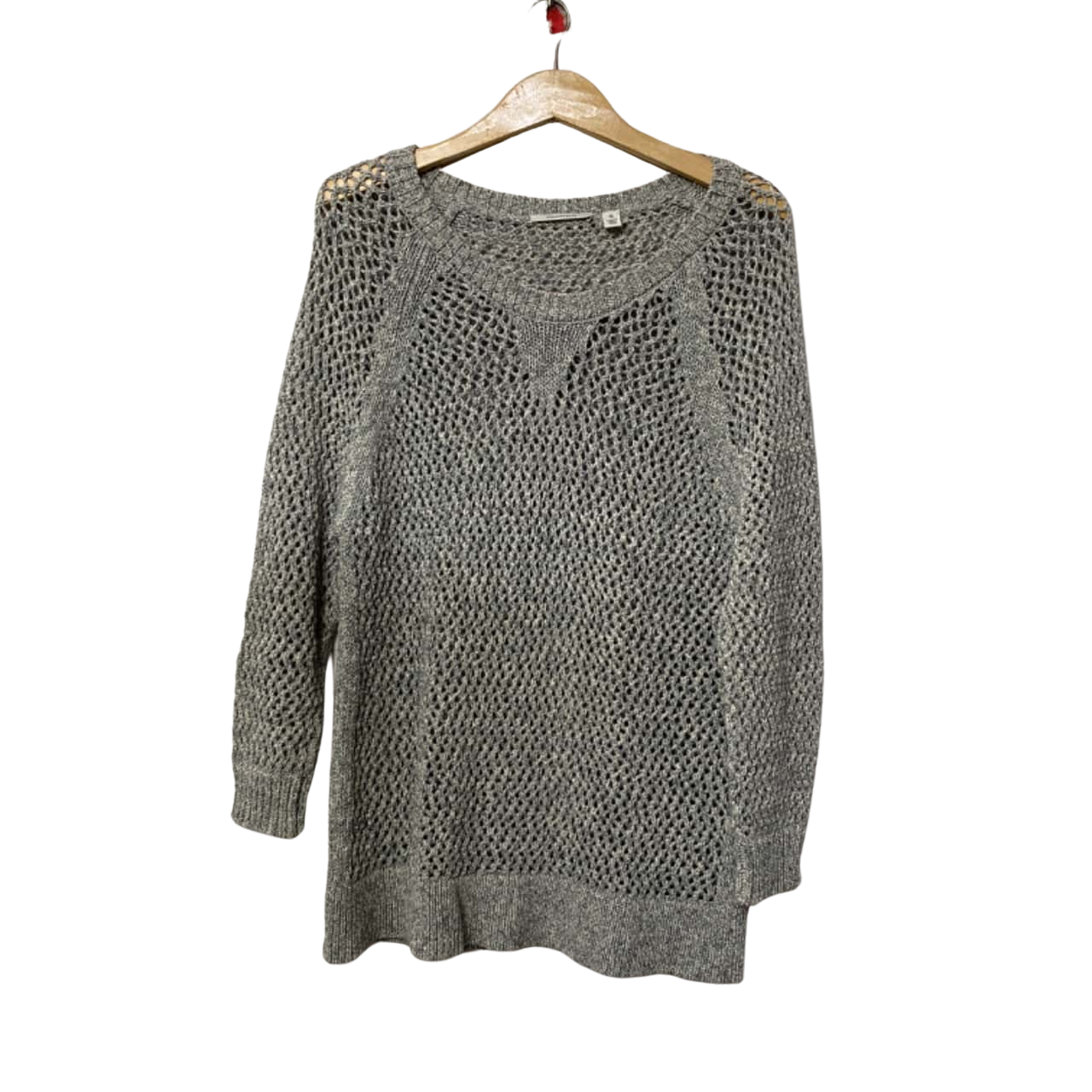 Women’s Country Road Size XL Grey Mesh Knit Jumper