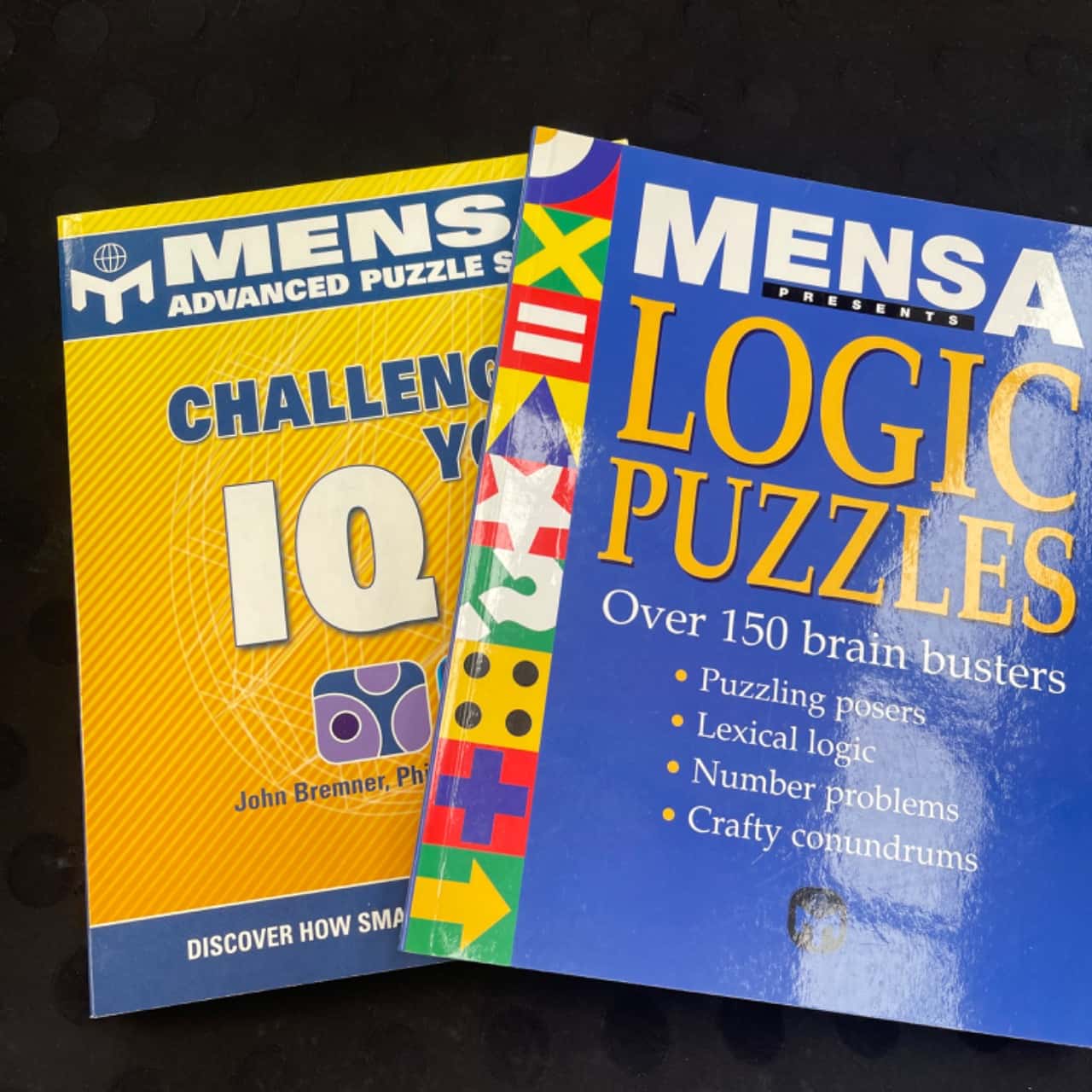 Mensa books x 2(s)