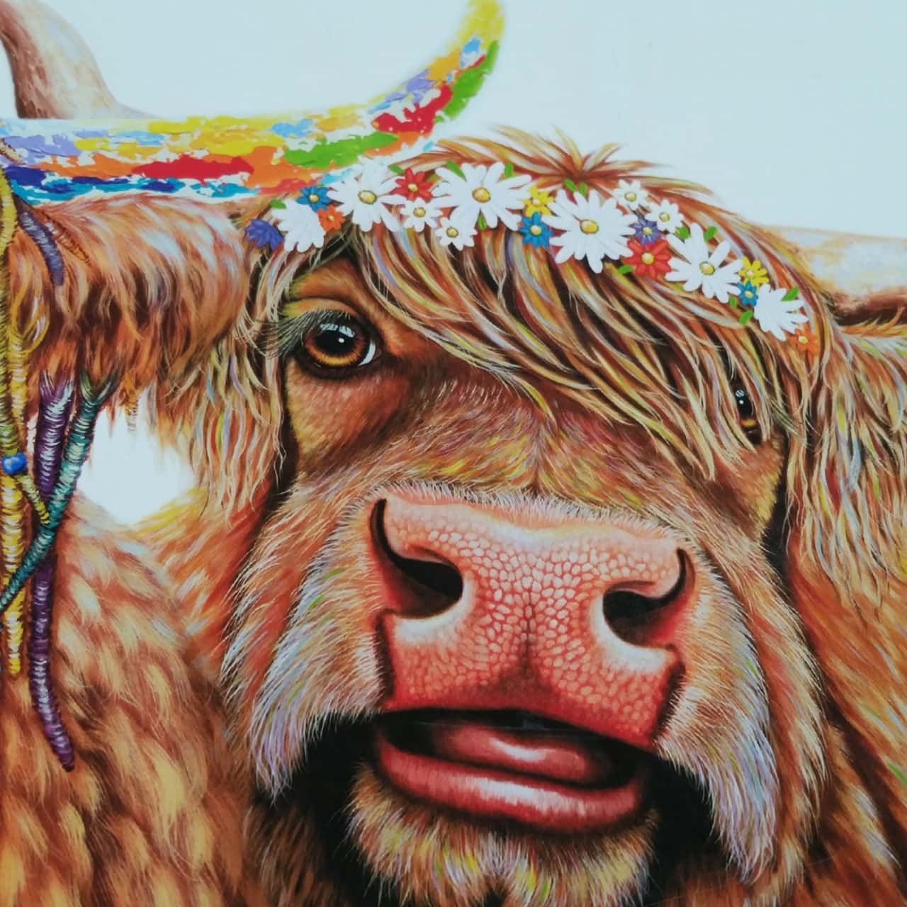 Maree Davidson Happy Animal Art - Moose Picture(s)