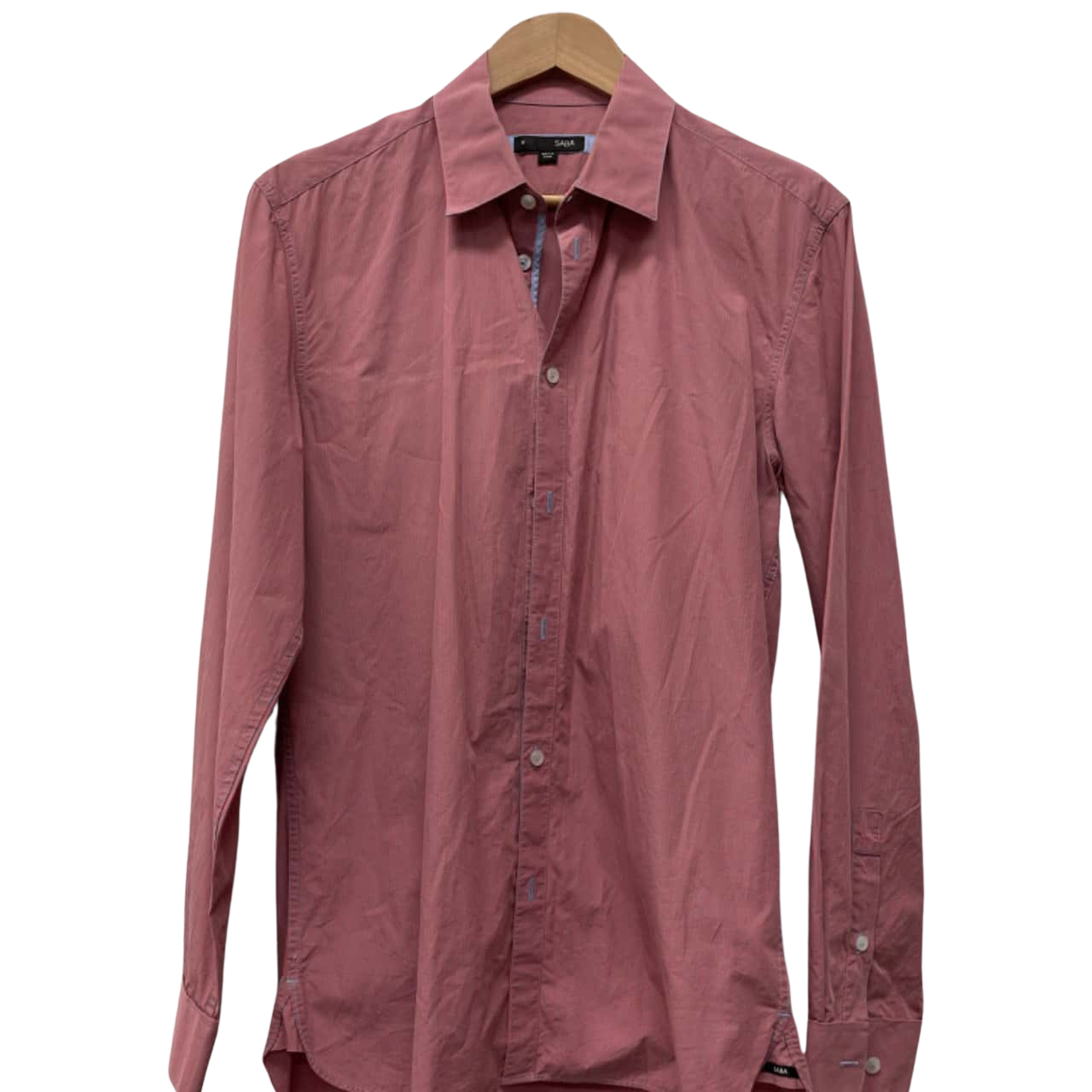 Saba Mens Size M Business Shirt Checked