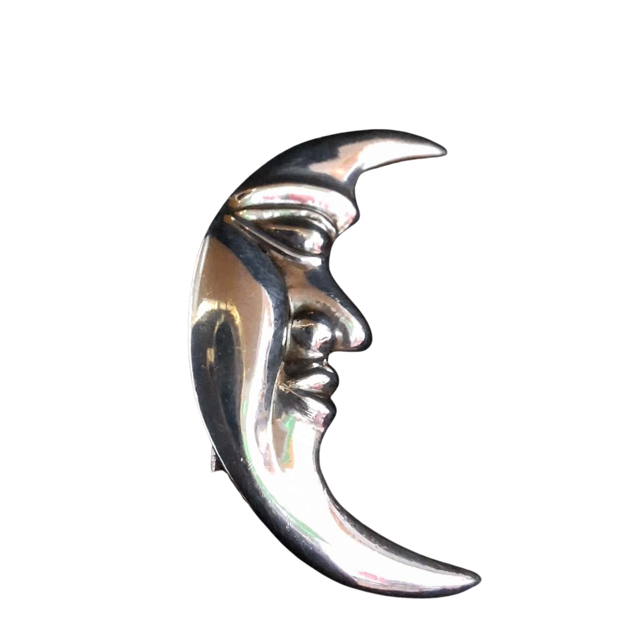 Womens 925 silver moon brooch(s)
