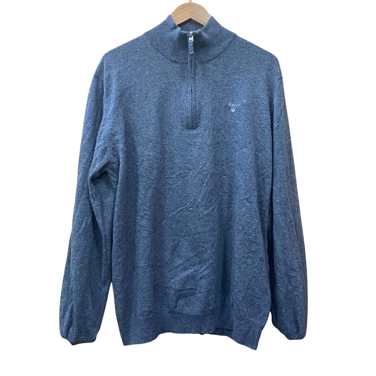 Gant Charcoal Quarter Zip Sweater Size 2XL(s)