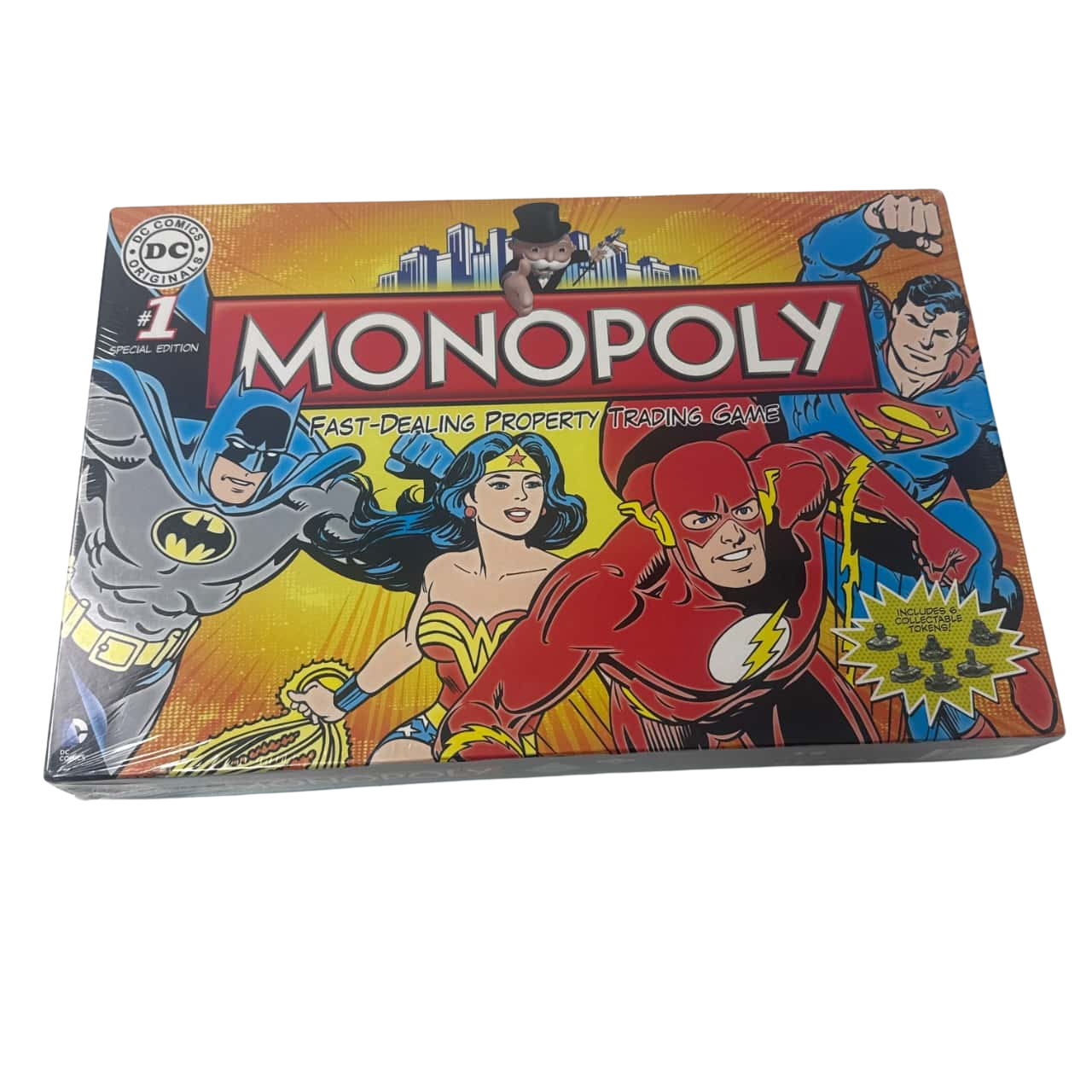 Monopoly DC Comics Board Game Retro Special Edition 2-6 Player New & Sealed