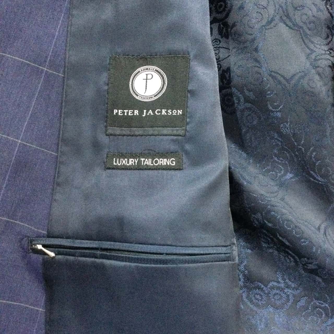 Peter Jackson Mens Size 92 Navy Blue