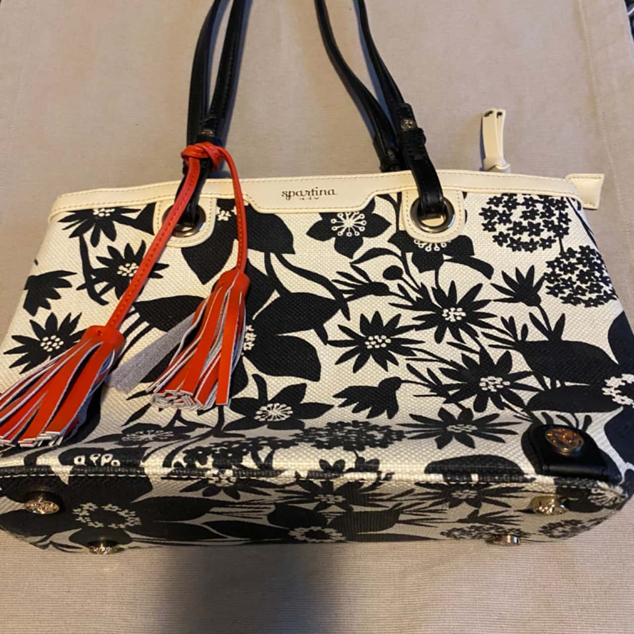 Spartina 449 Handbag Black / White (s)