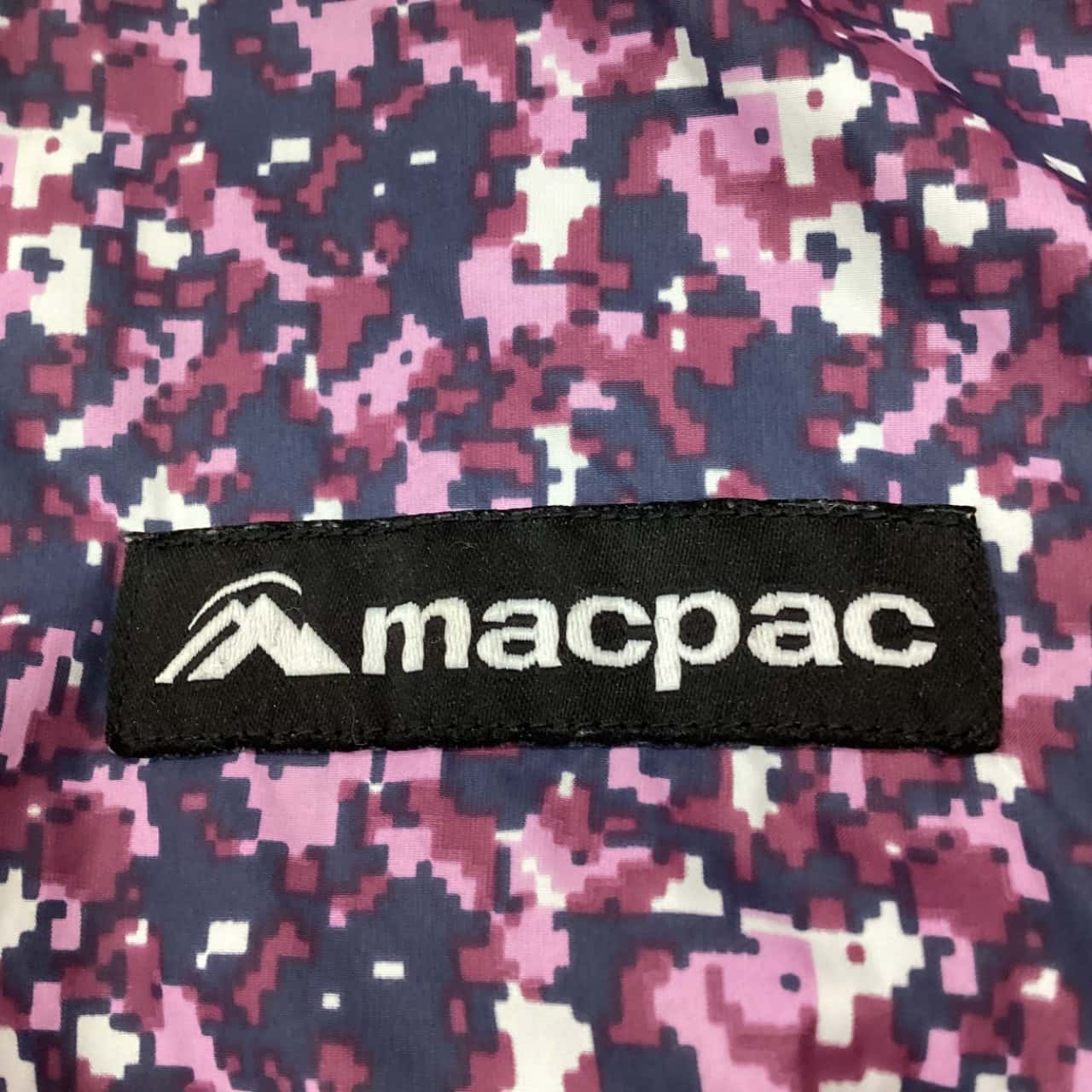 Macpac Womens Size 8 Puffer Jacket Navy Blue (s)