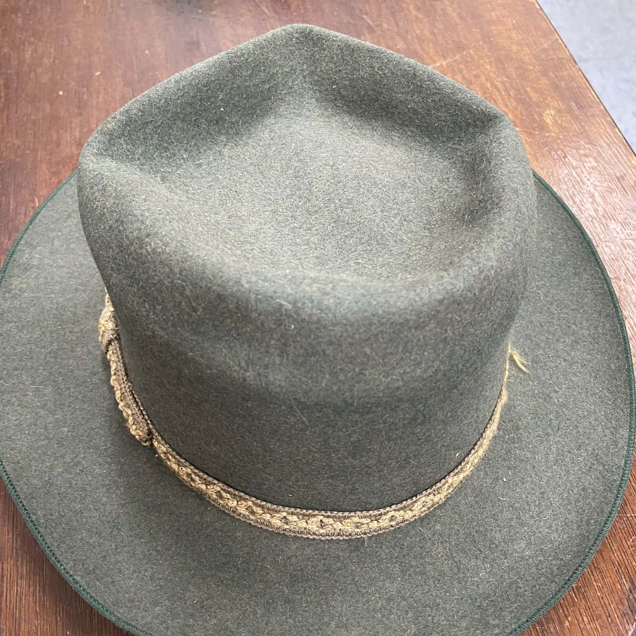 Akubra Unisex Green / Grey "Pacemaker" Hat