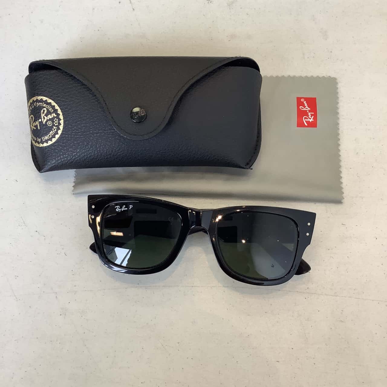 Ray-Ban RB 0840-S Unisex Mega Wayfarer Sunglasses Black(s)