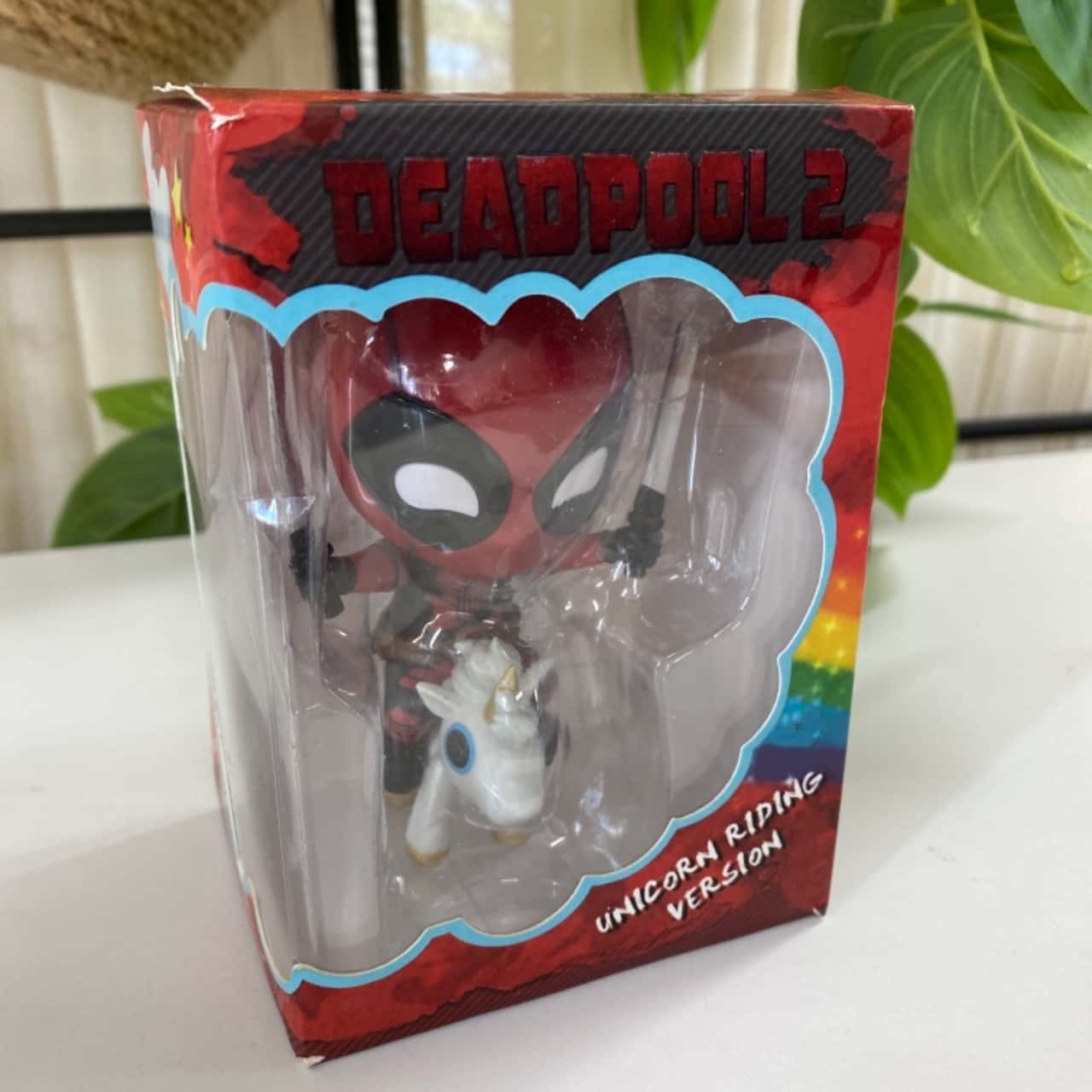 Cosbaby Deadpool 2 Unicorn Riding Version - New In Box