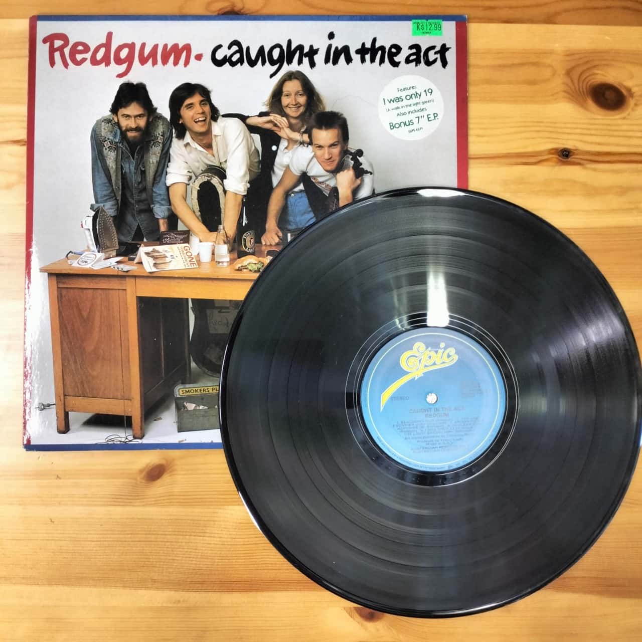 Redgum - Caught in the Act. Live. - Bonus 7" E.P. 1983 CBS Records ...