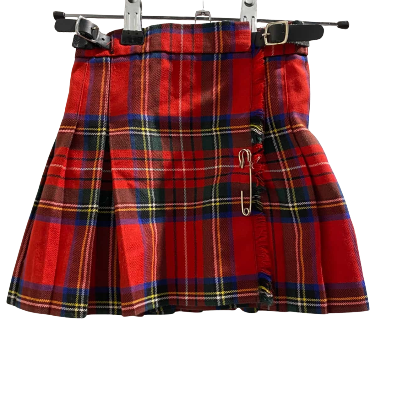 Authentic James Pringle Scottish Kilt 2 Year Old Kids Size 2 Red Tartan(s)