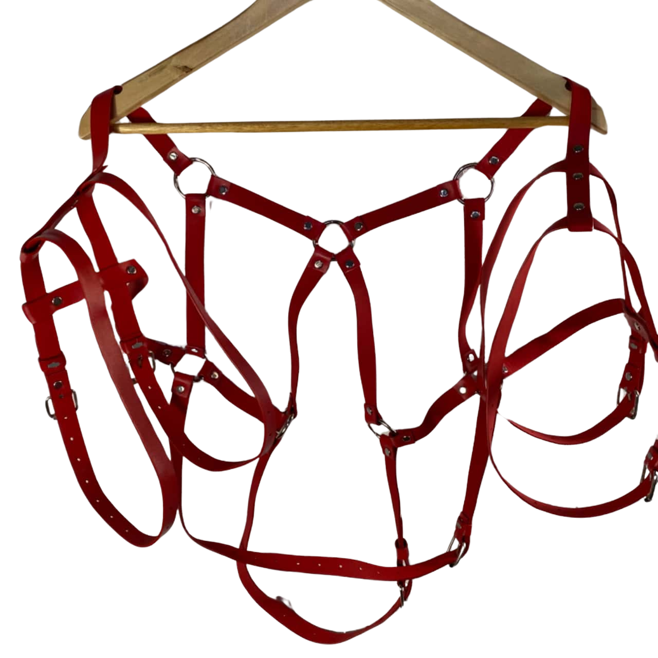 Costume Unisex PU Harness Red (s)