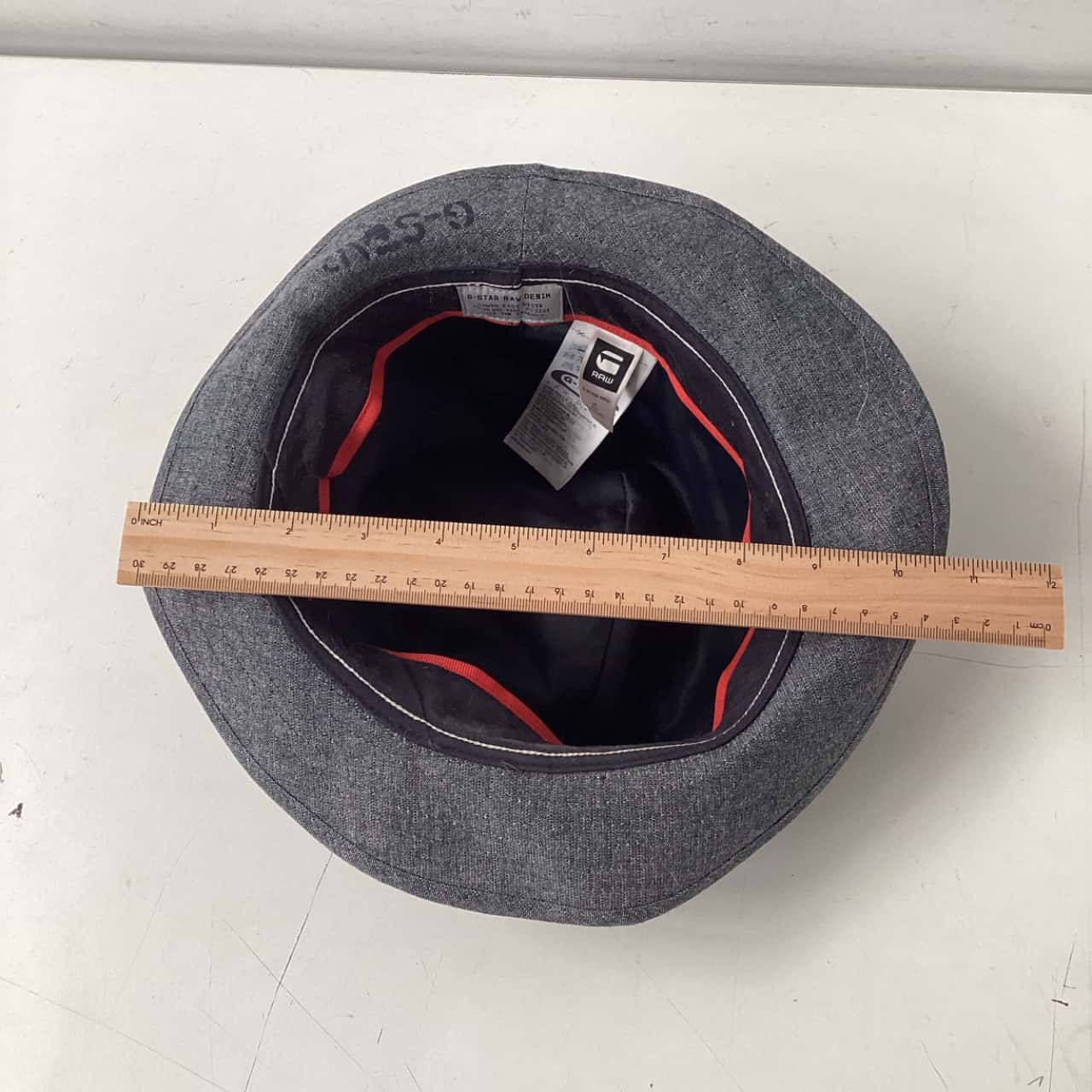 G-Star Raw Mens Size One Size Gray fedora hat
