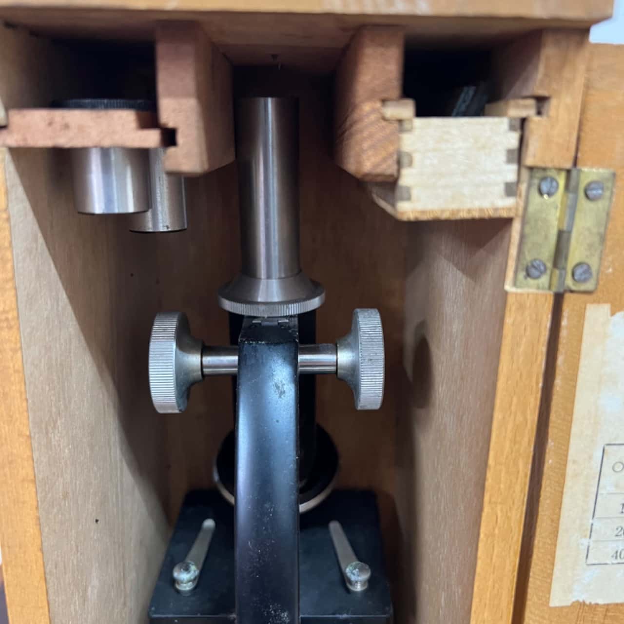 ASA Microscope asahi optical in timber box retro(s)