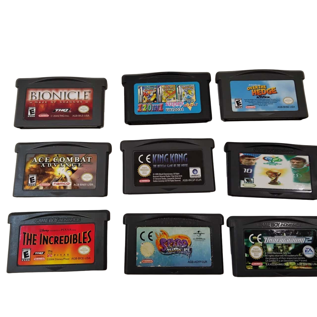 9 Game Boy Advance Games(s)