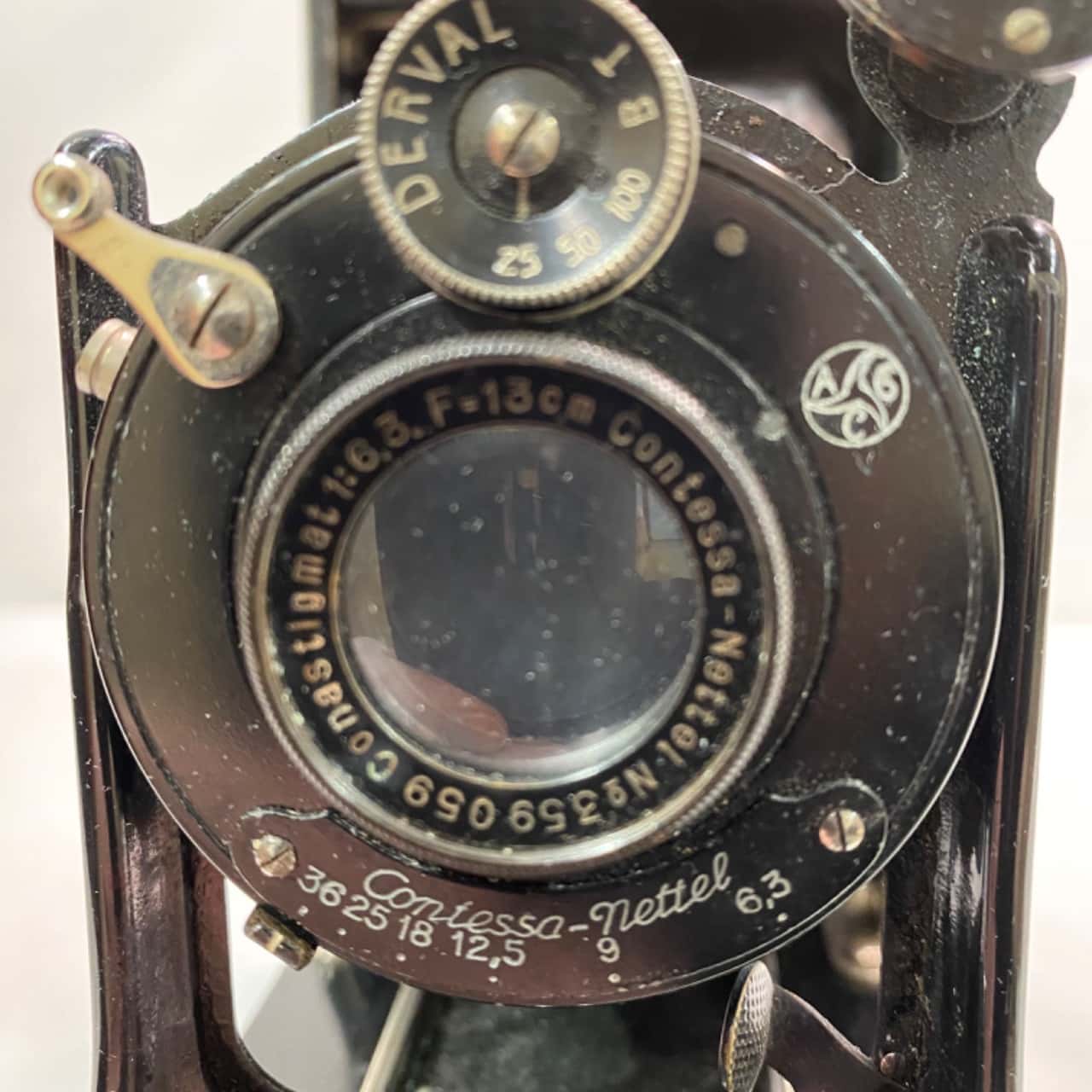 Contessa-Nettel cocarette 1930s camera with leather case, missing flip ...