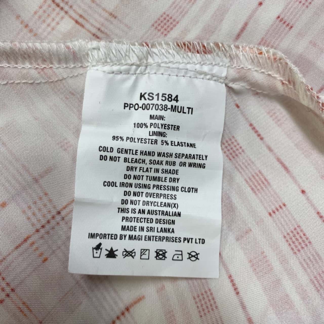 Kookai Womens Size 34 Checkered Skirt