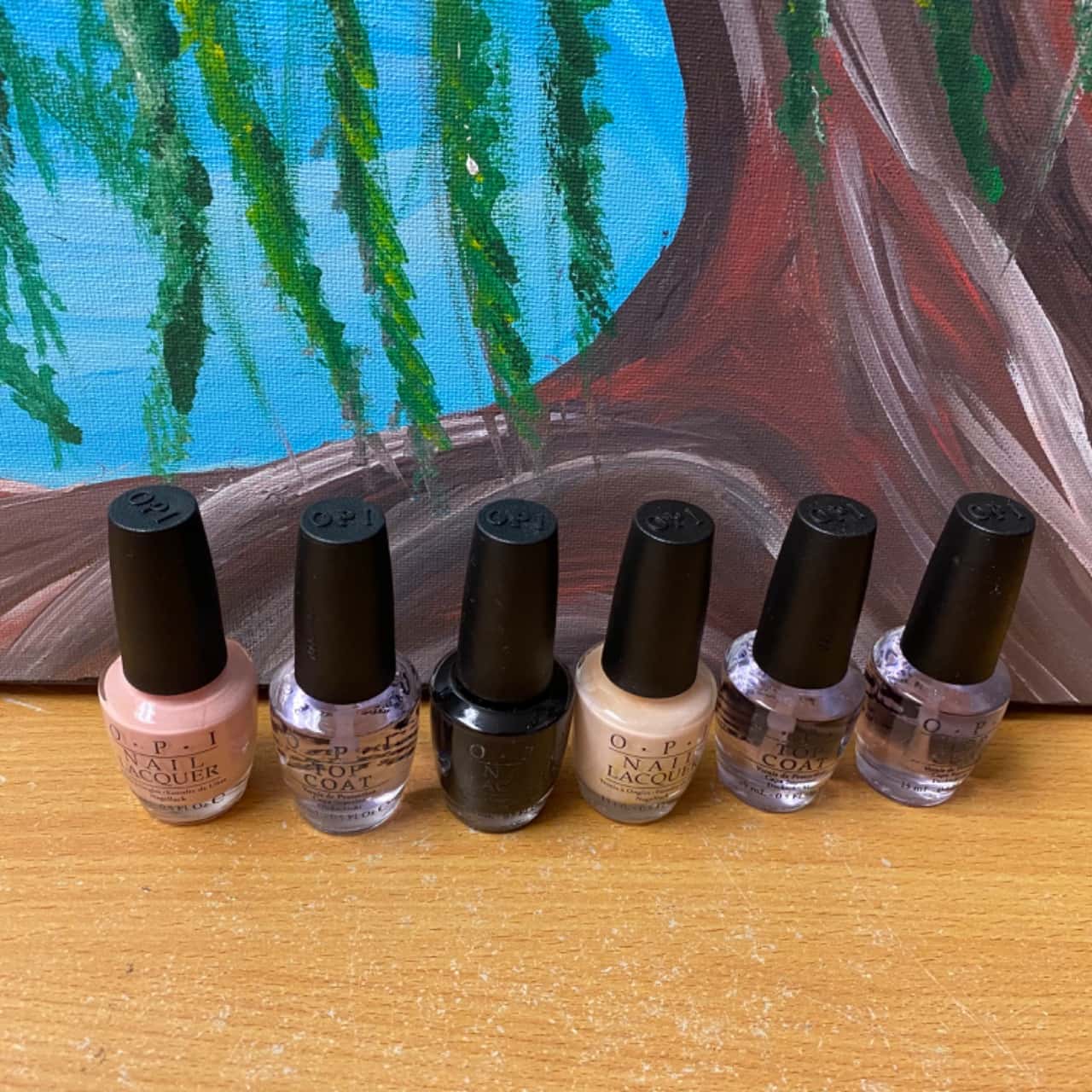 Box 3-6x assorted brand new O.P.I nail lacquer nail polish- please read ...