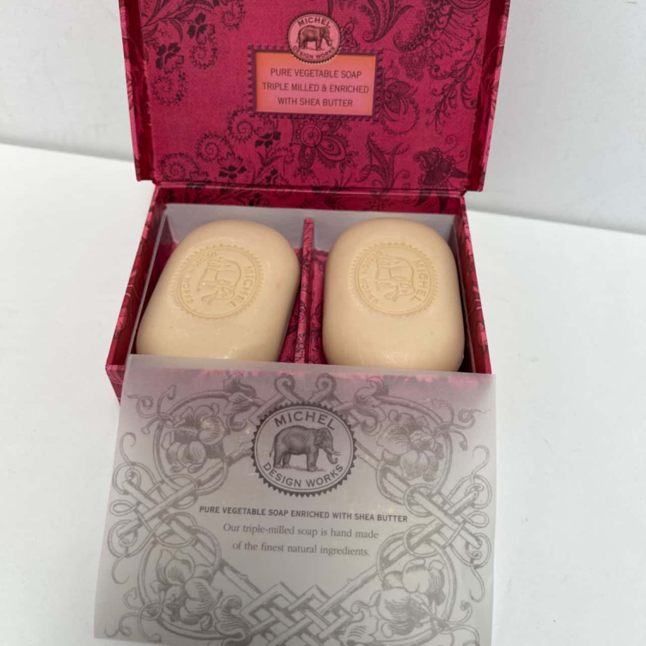 NEW - Michael design Works pomegranate soap bars (s)